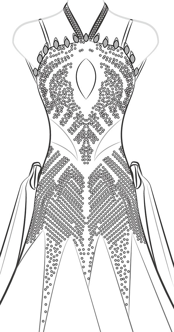 ballroom dancing coloring pages