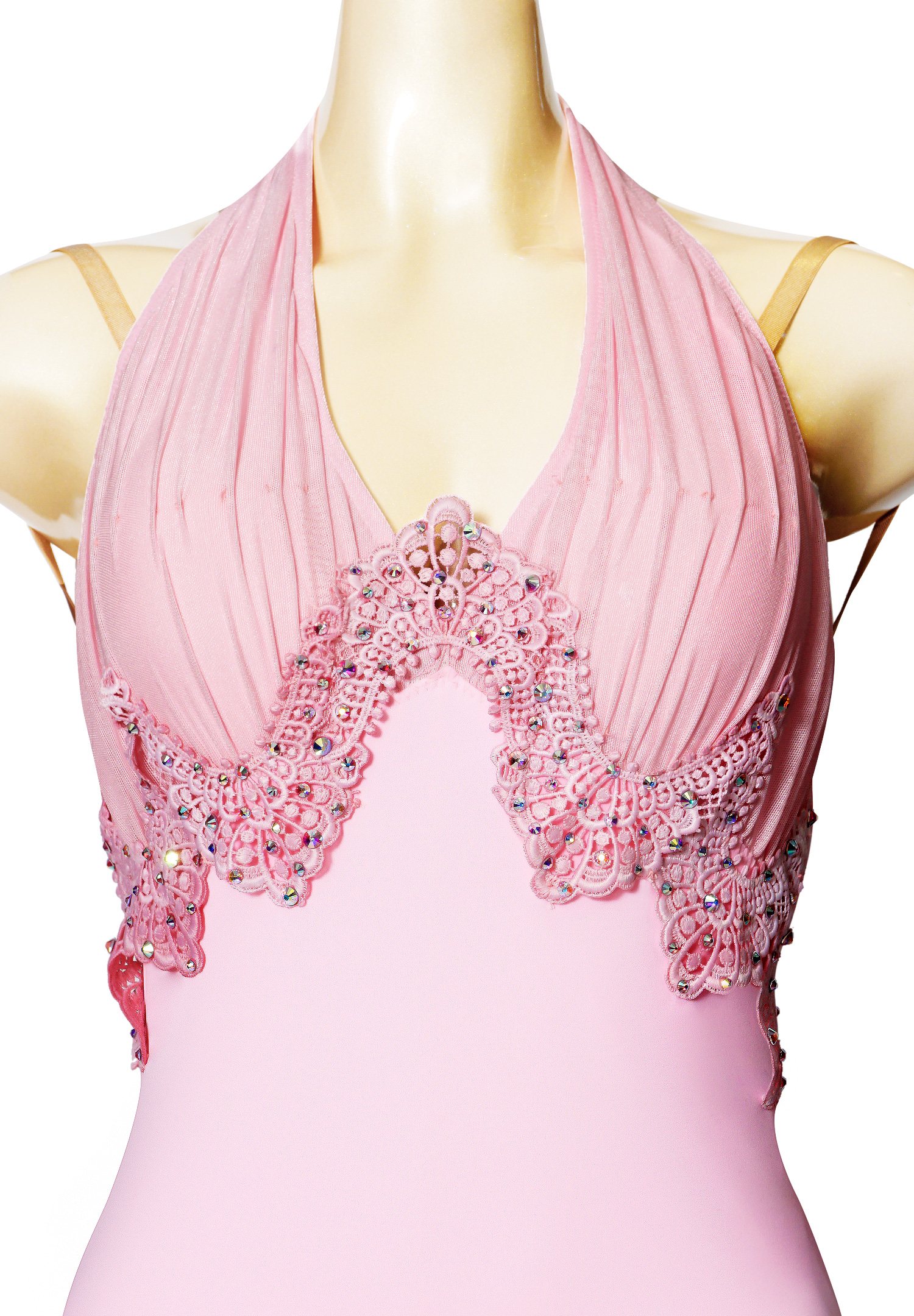 Crystal Halter Neck Ballroom Stage Dress PCWB19005 | Ballroom Smooth