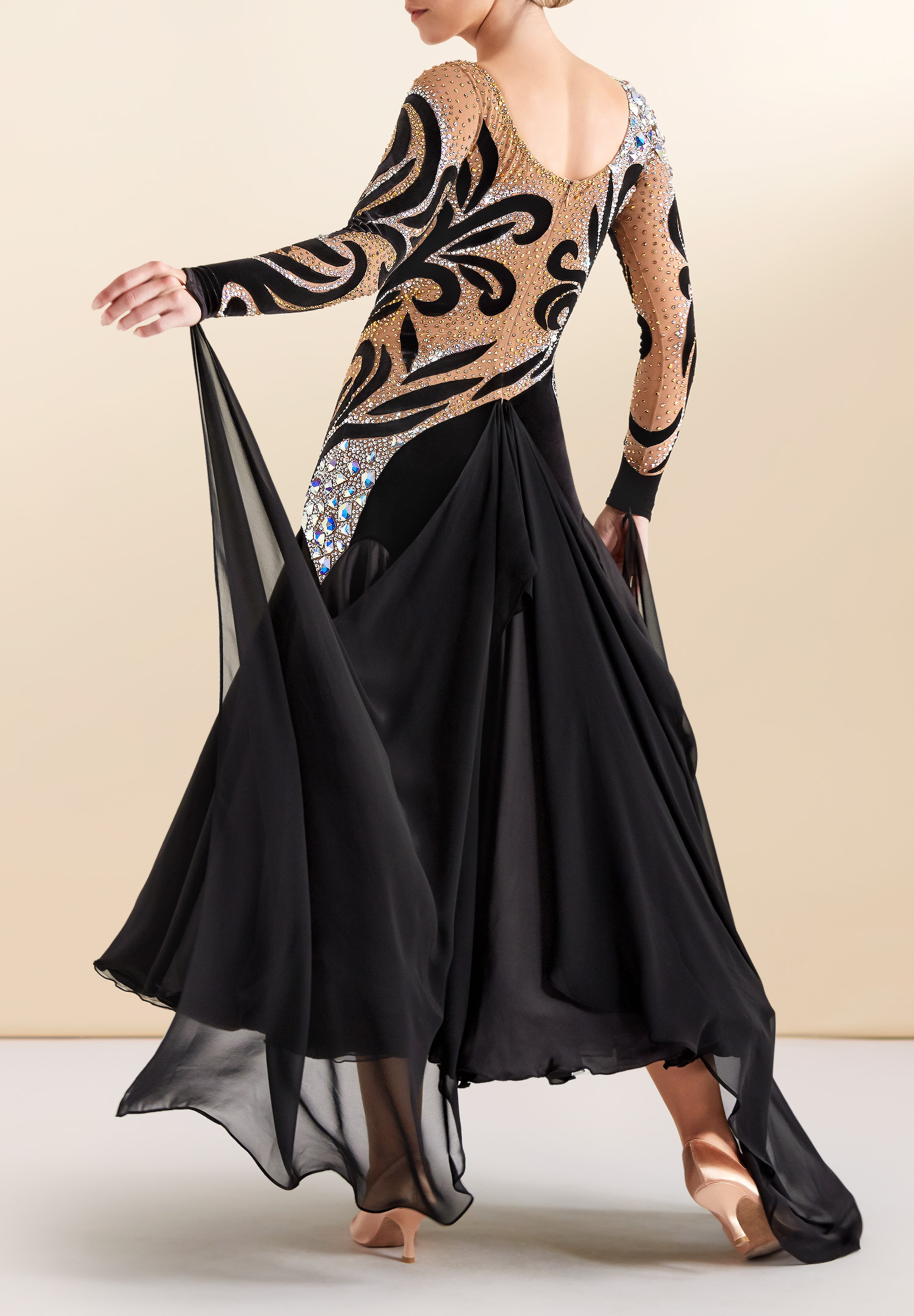 Fantasy Crystallized Ballroom Smooth Dress BSMD-043 | Ballroom Smooth