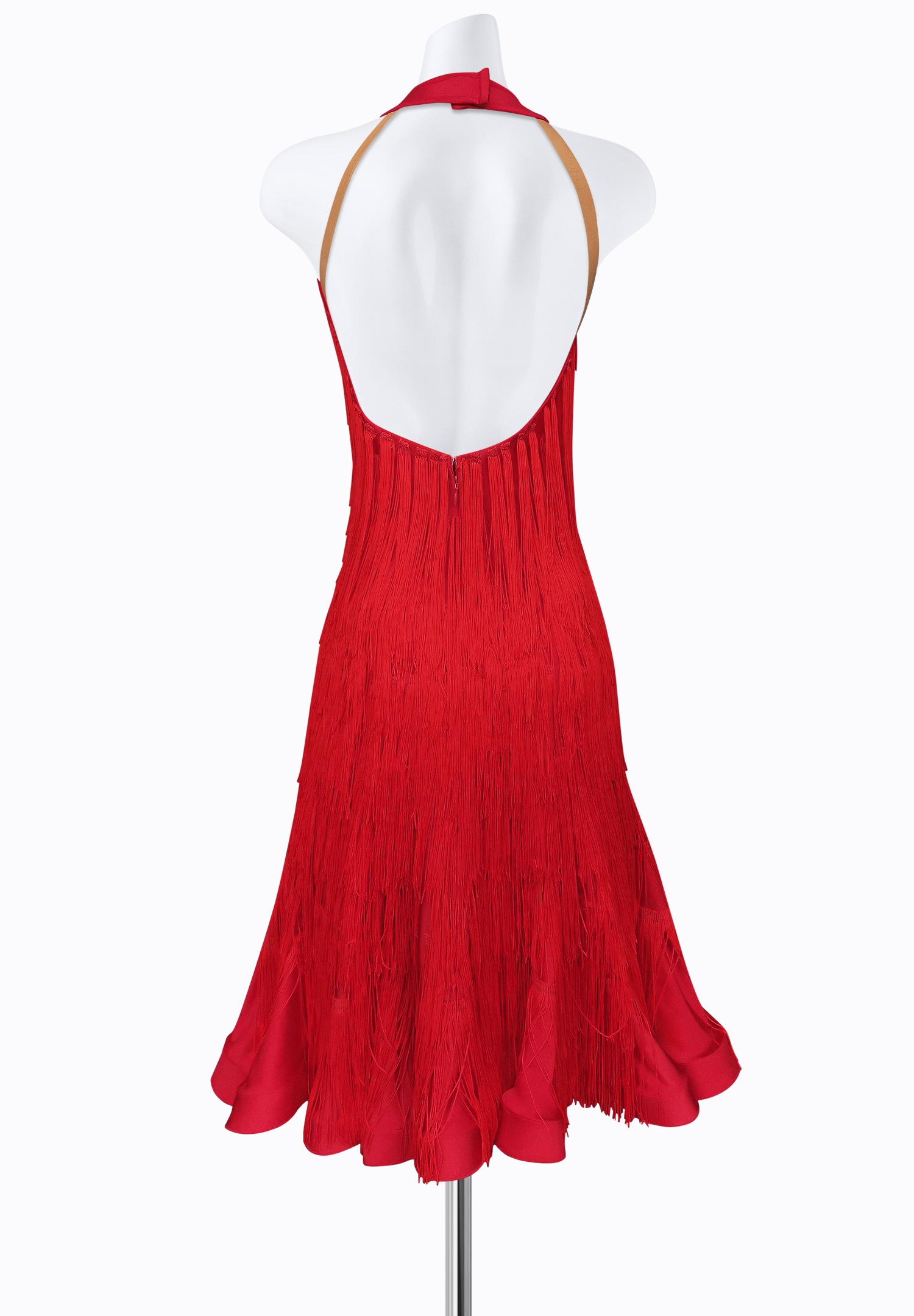 Fiery Halter Latin Dress AM-L3529 | International Latin