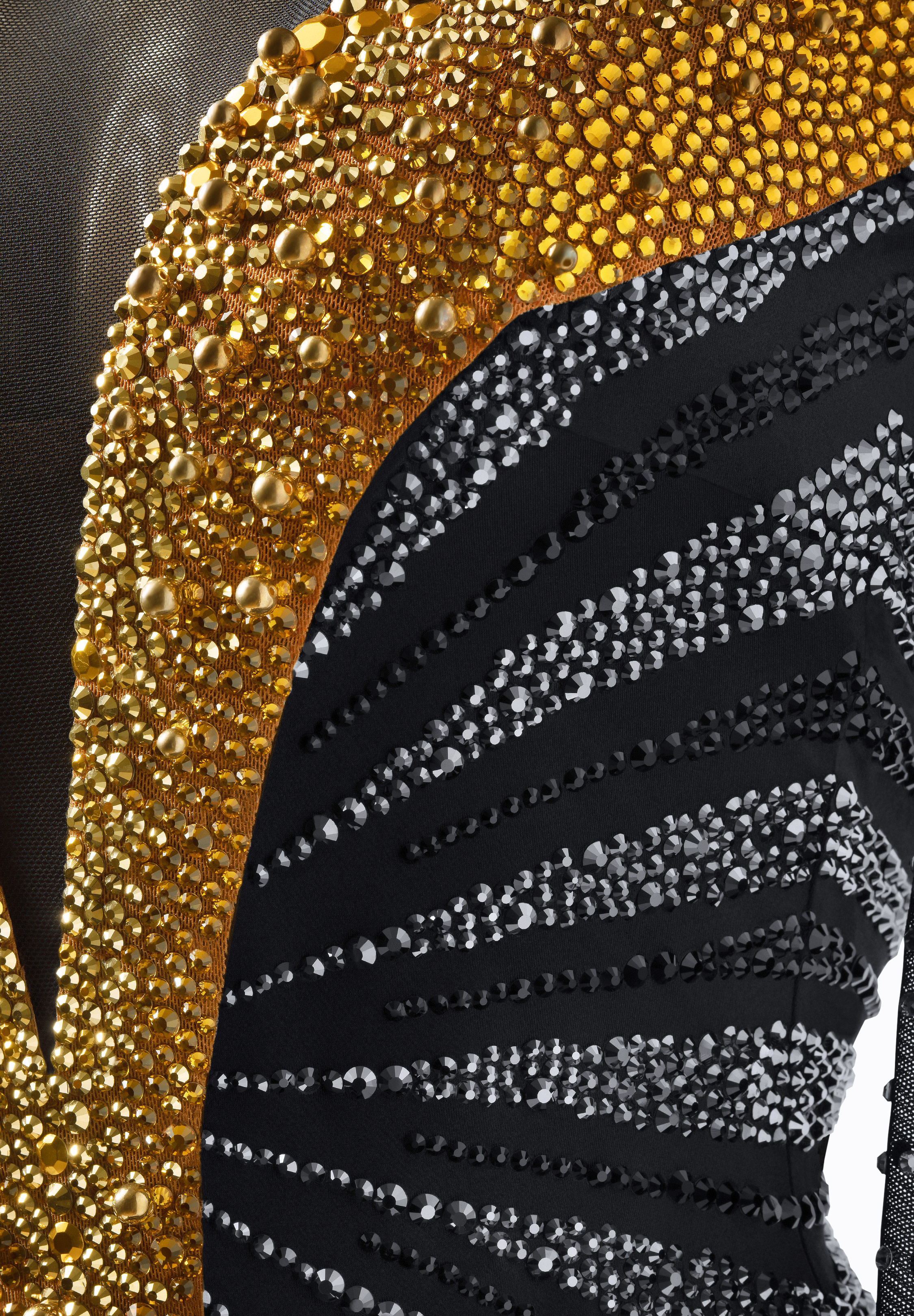Gold Mystique Dance Gown PC-DSB22607 | International Ballroom