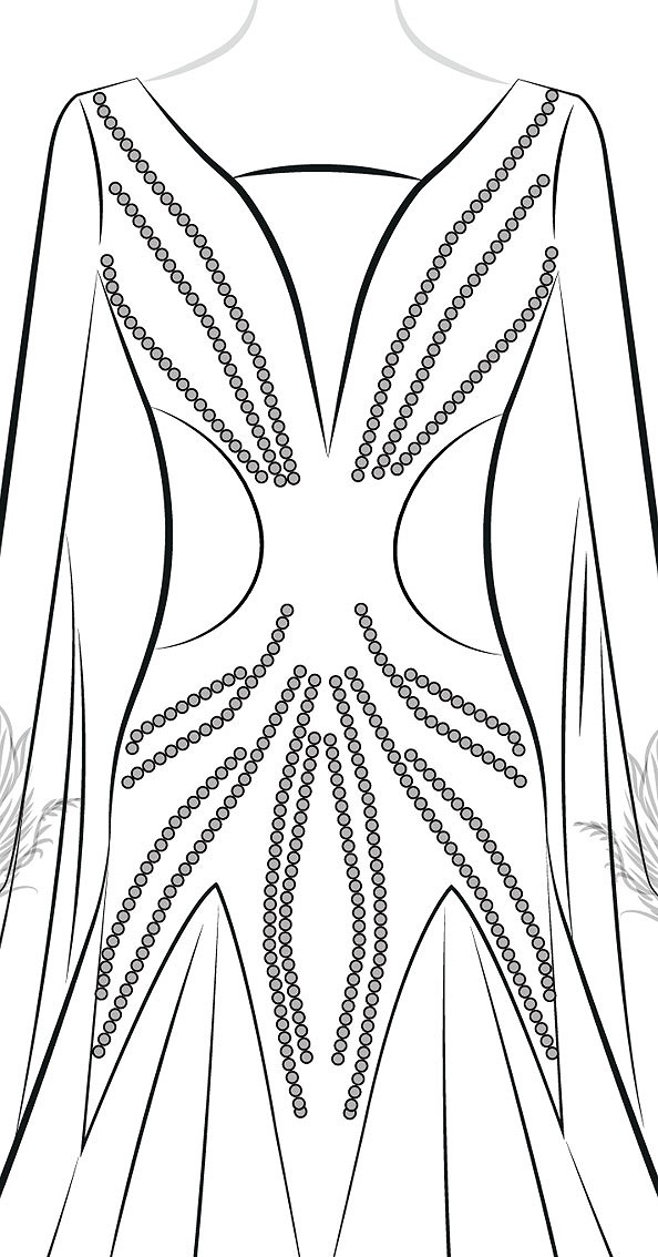 irish dance dress template