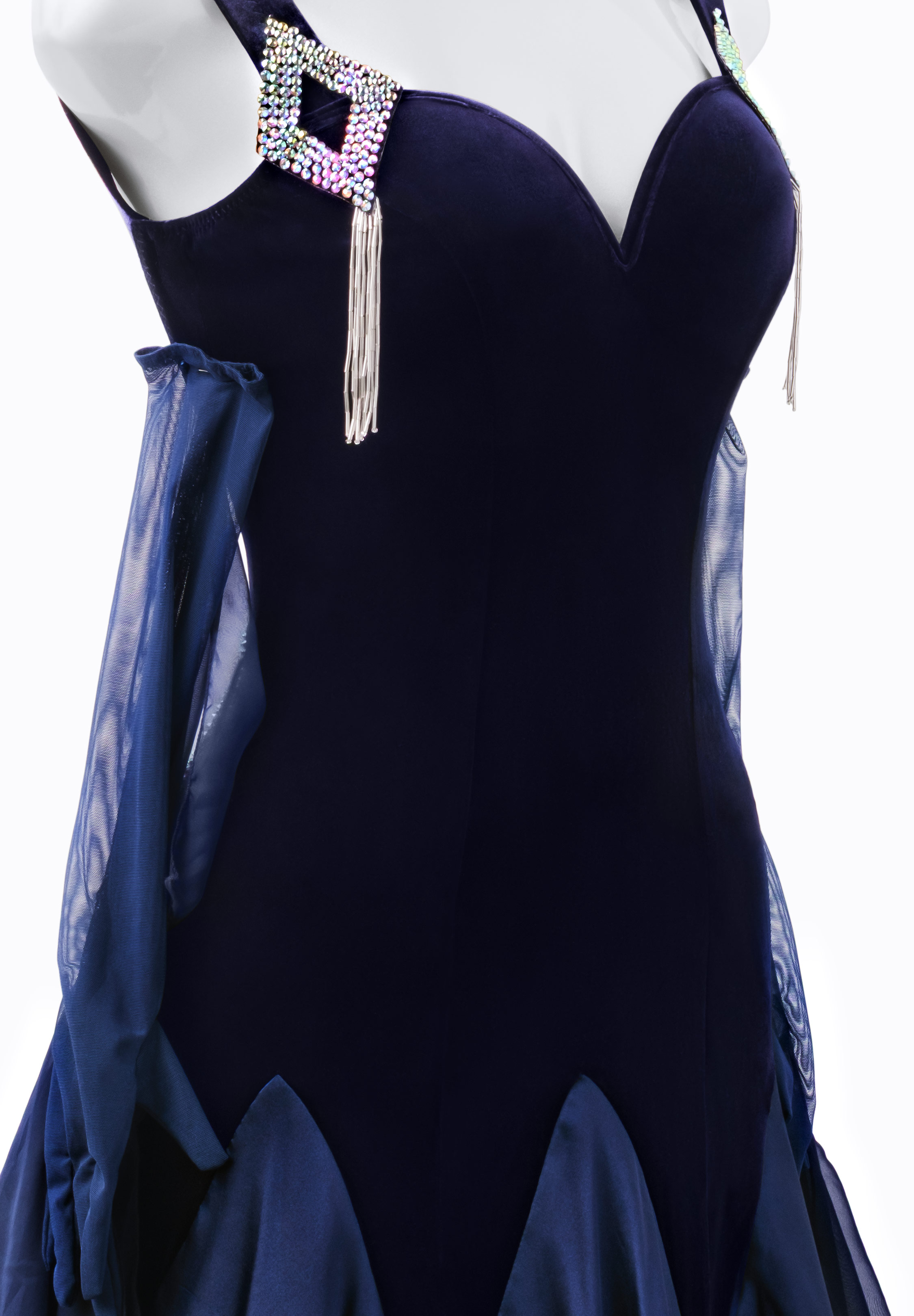 Midnight Velvet Ballroom Gown PR-B210046 | International Ballroom