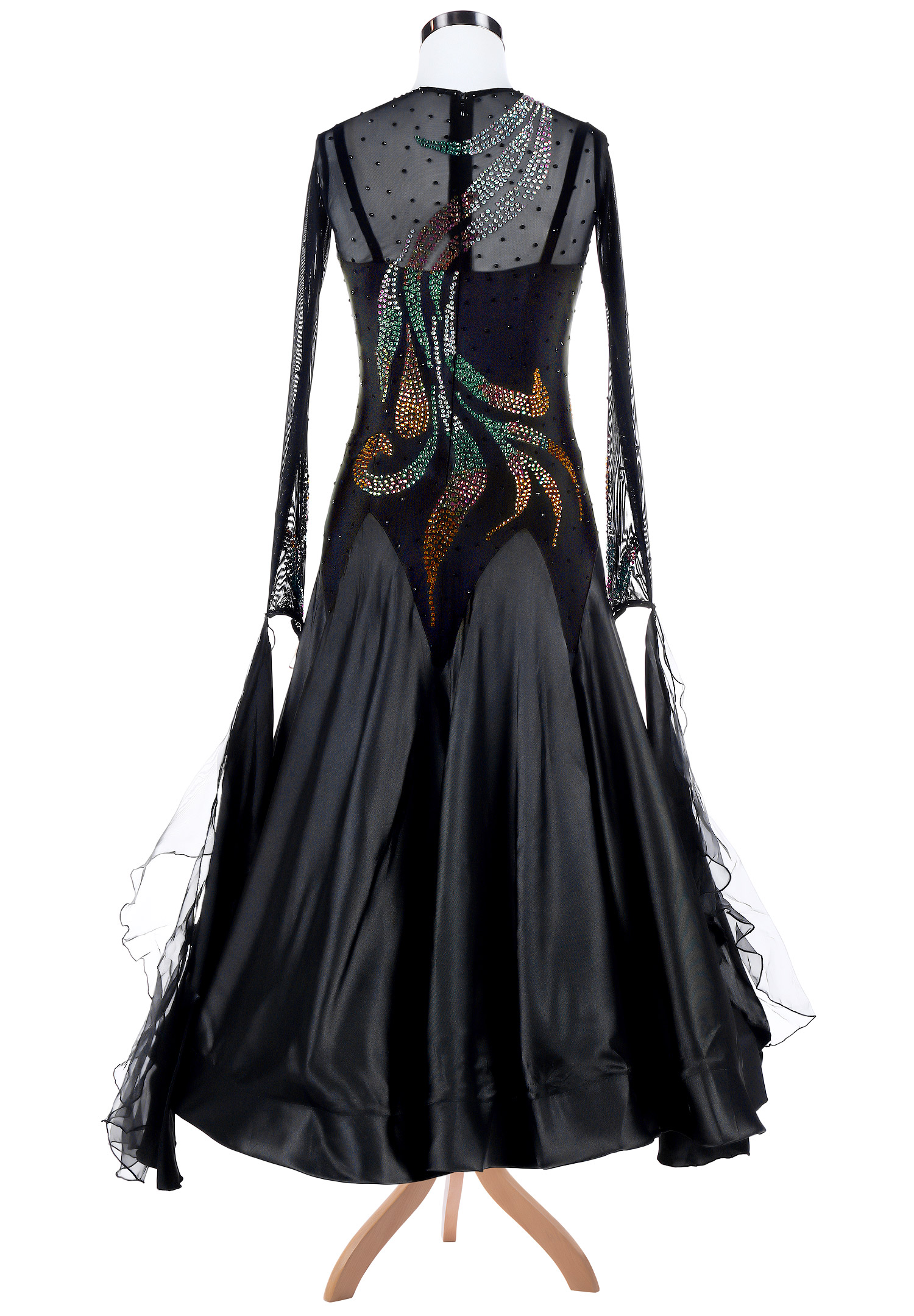 Phoenix Tail Sparkle Ballroom Dance Competition Dress VN-A5315 ...