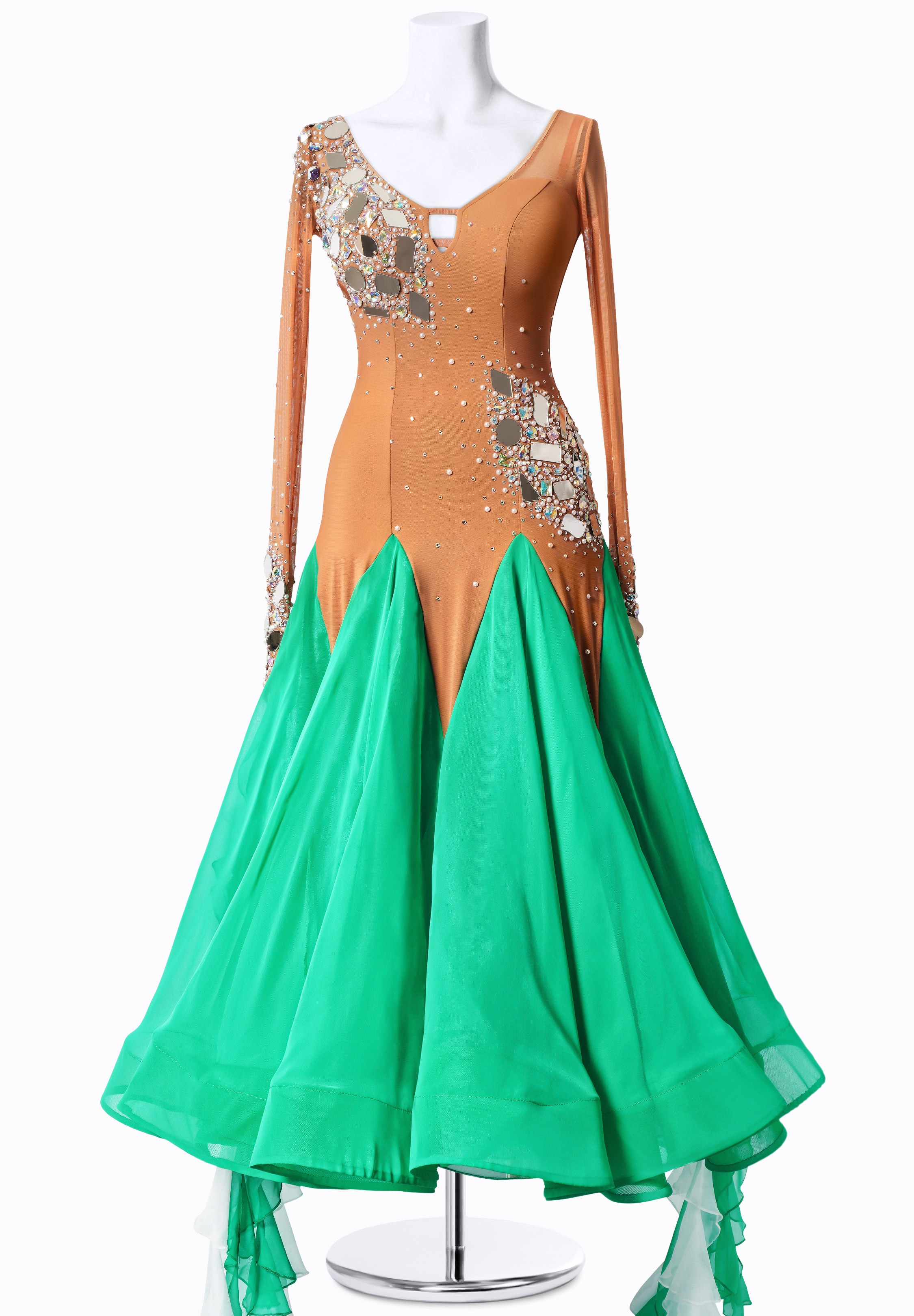 Shining Woods Couture Dress MF-B0002 | International Ballroom Shining Woods Couture Dress MF-B0002 | International Ballroom