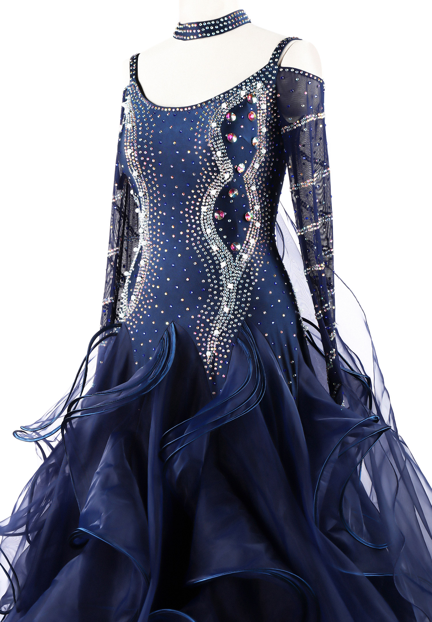 Somber Wavelike Ballroom Dance Competition Dress A5260 | International ...