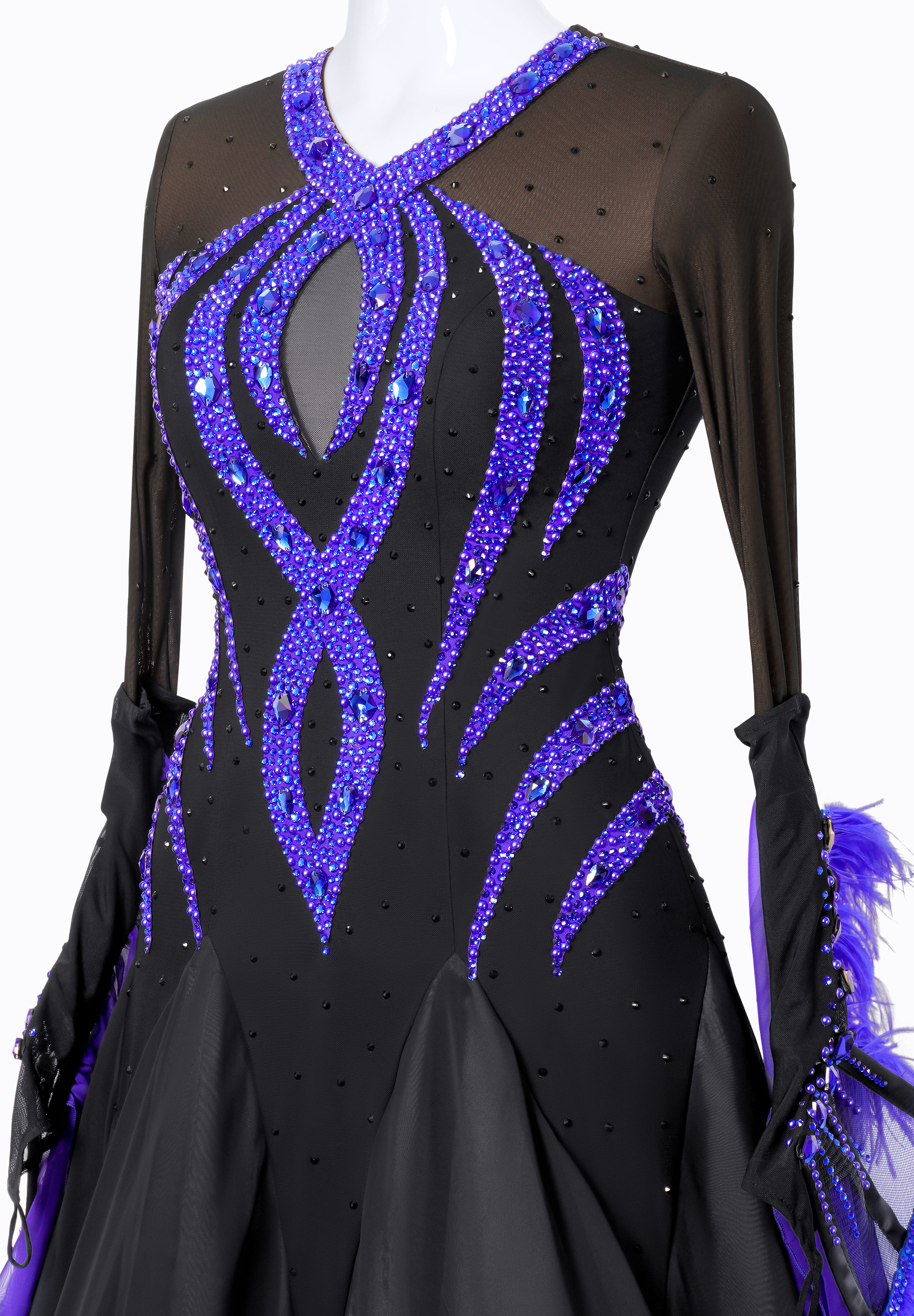 Wicked Night Ballroom Gown MF-B0332 | International Ballroom