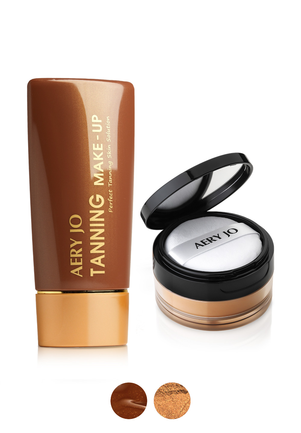 Aery Jo Tanner Set - 3 Garnet Stone & Tanning Powder | Self Tanning