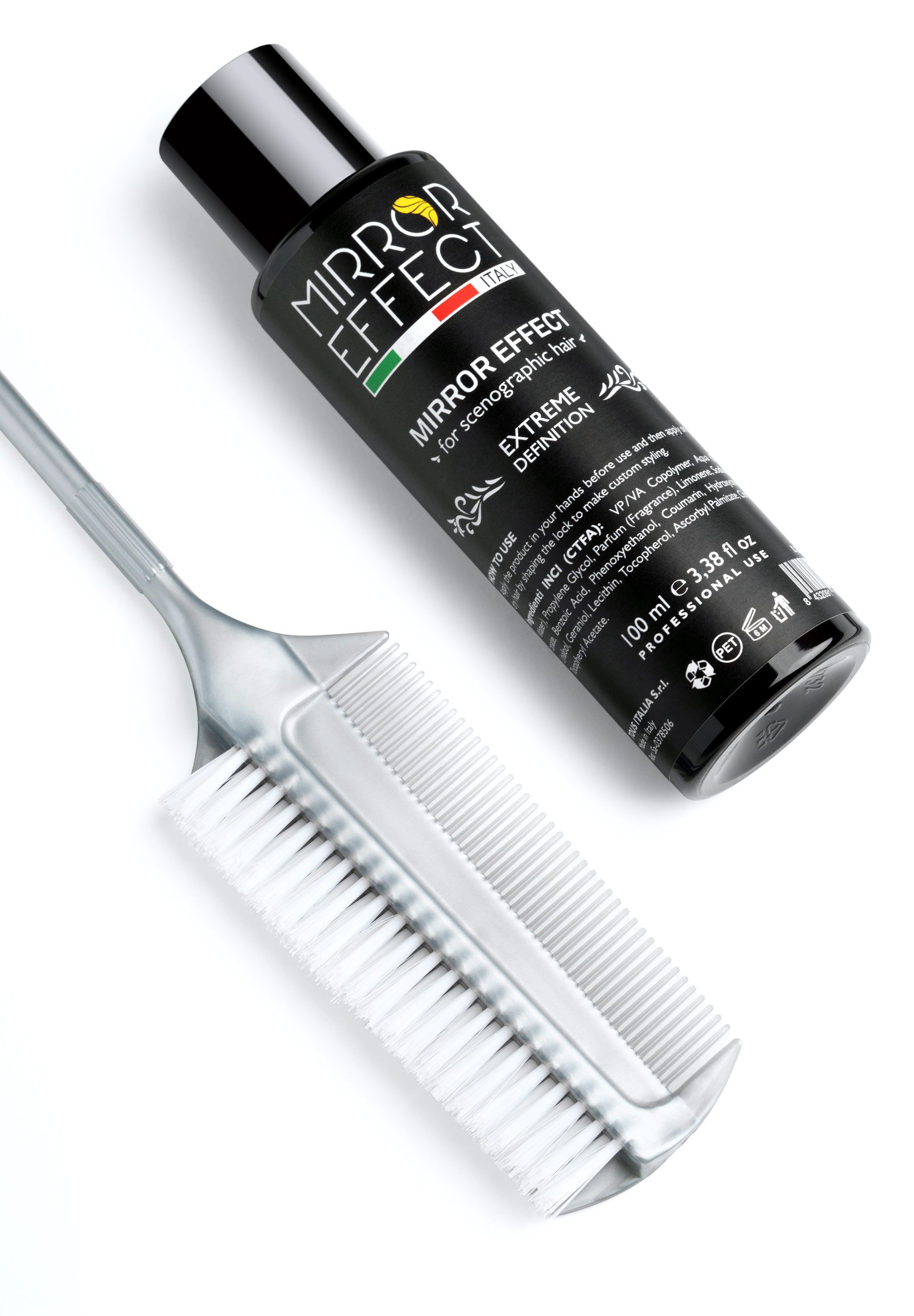 Mirror Effect Hair Gel with Comb | Hair Styling
