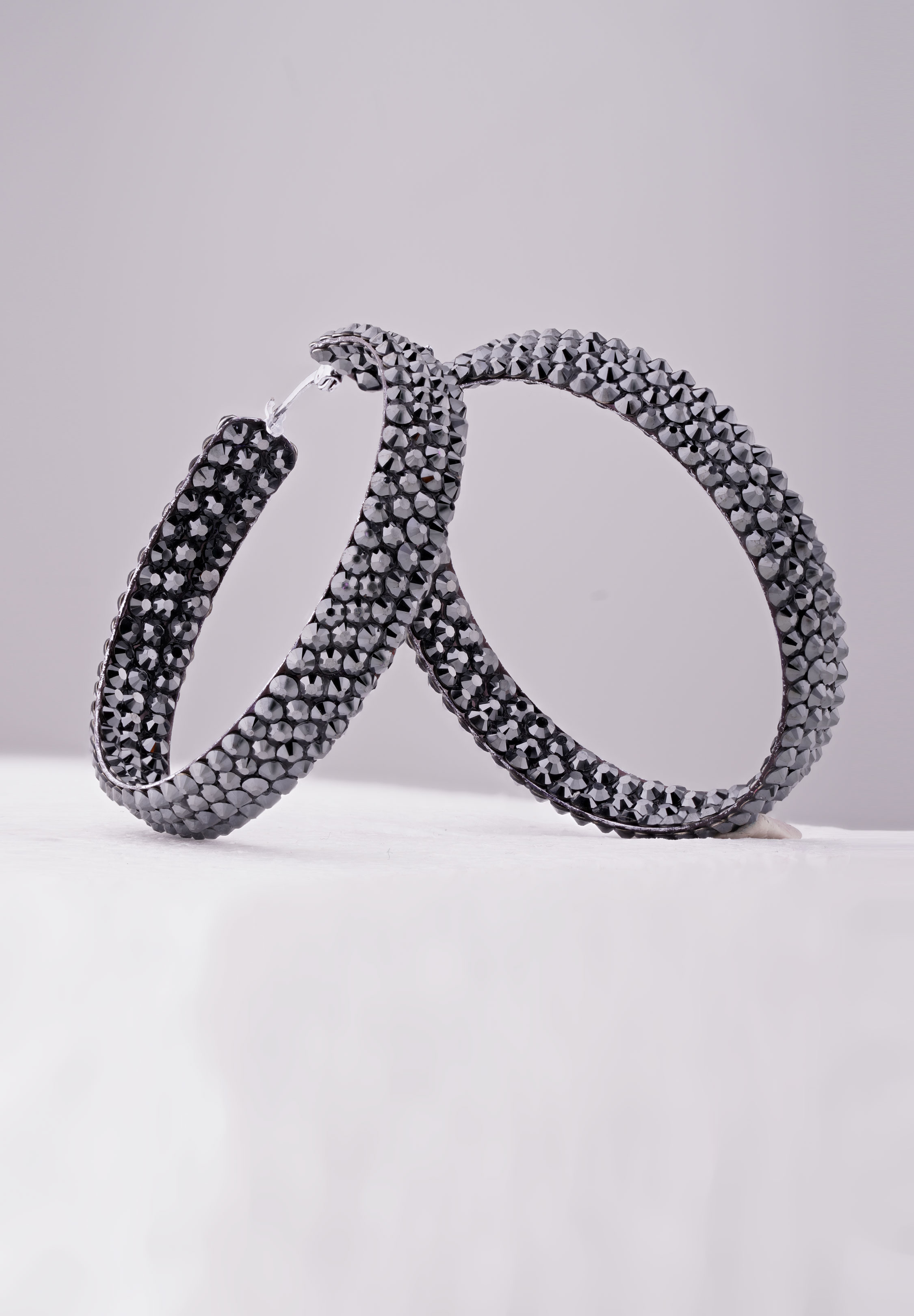 Starlight Edition - Black-Red-White Rhinestone Eyelashes 483 | Eyelashes