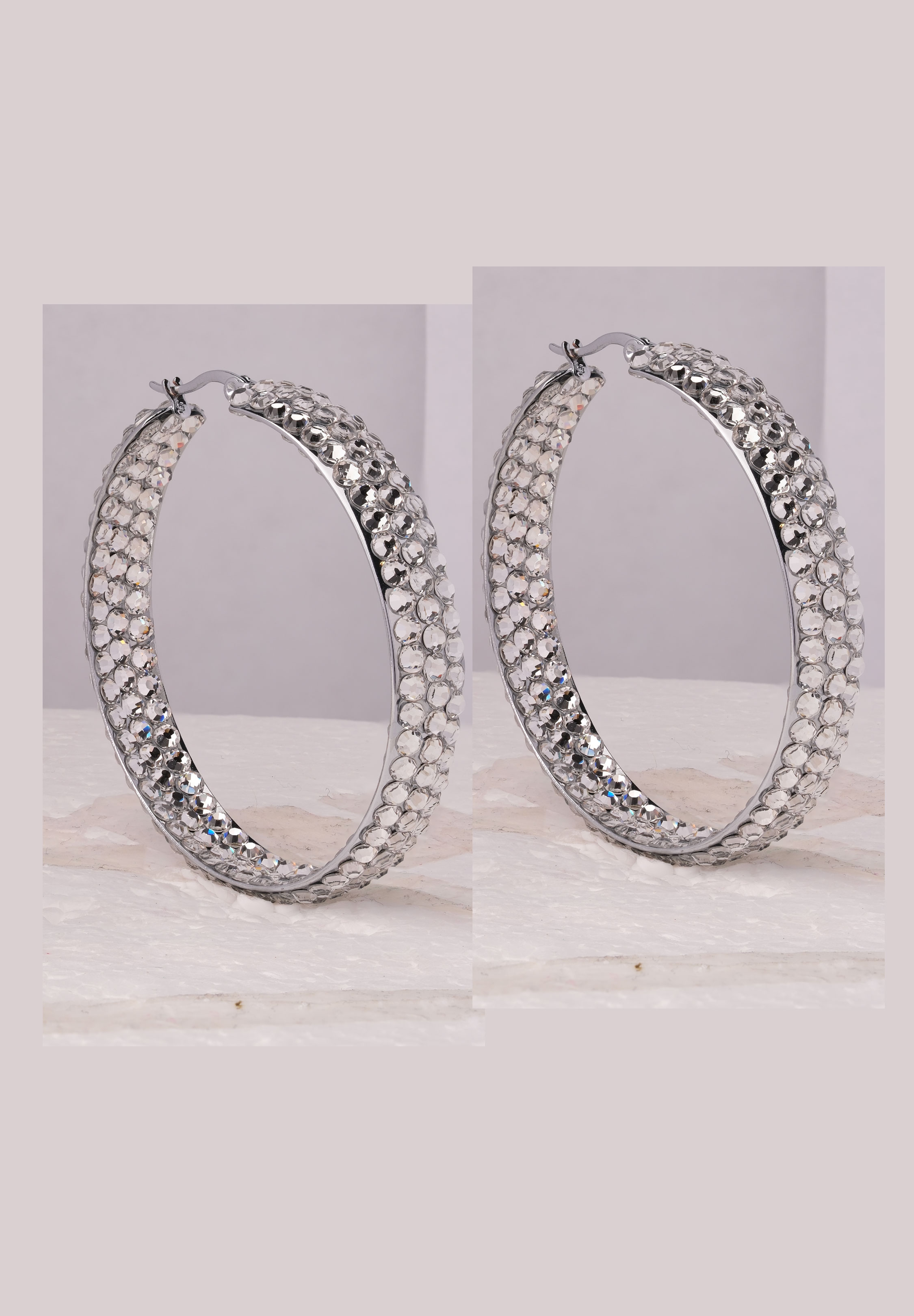 Starlight Edition - Black-White Rhinestone Eyelashes 485 | Eyelashes