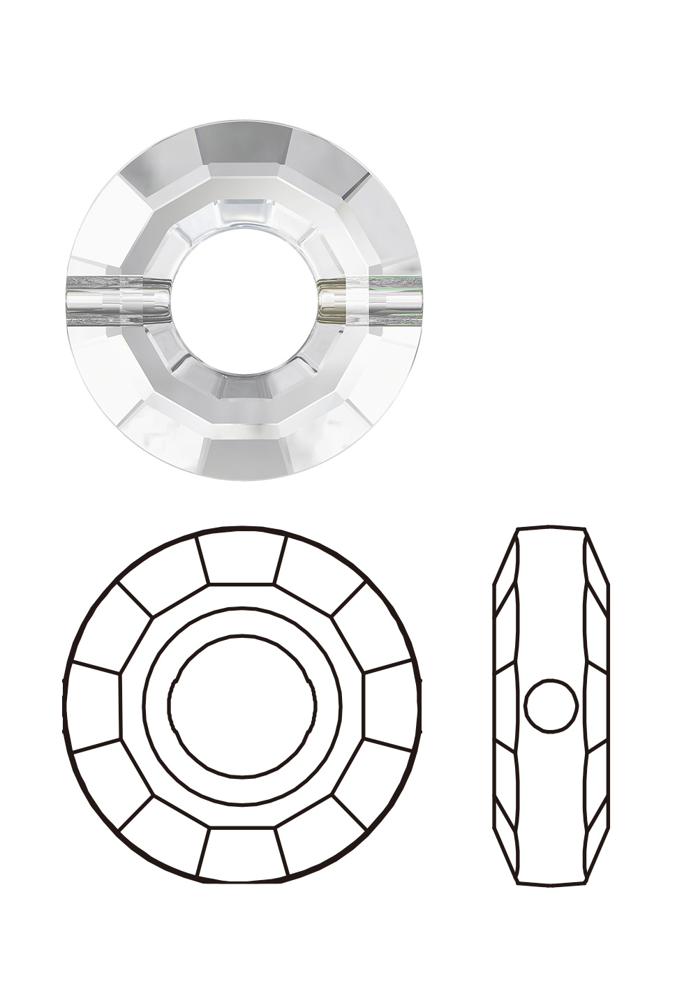 Swarovski Beads 5139 Ring Bead | Swarovski