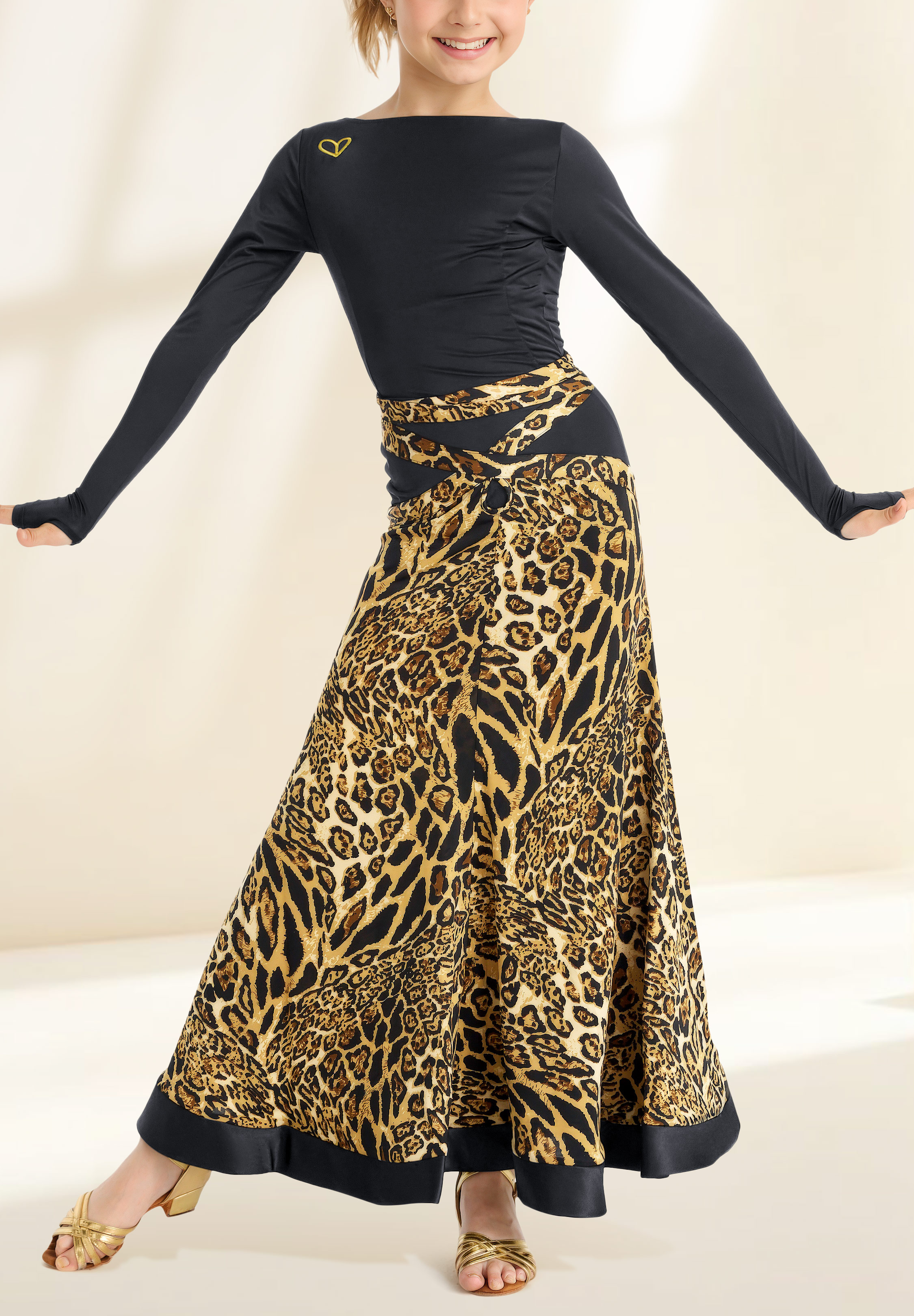Gio Mio Nadine Girls Ballroom Skirt Gm0131 Girls