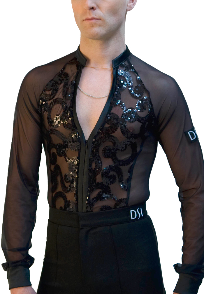 DSI Mens Kevin Latin Dance Shirt | Latin Shirt