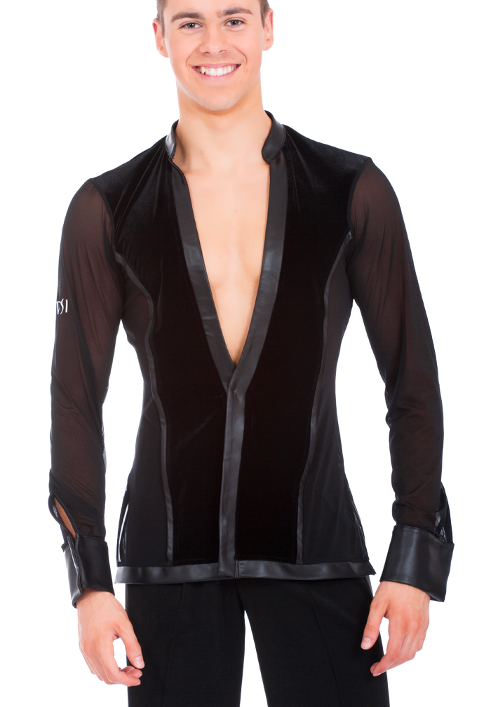 DSI Mens Kieran Latin Dance Shirt 4054 | Latin Shirt