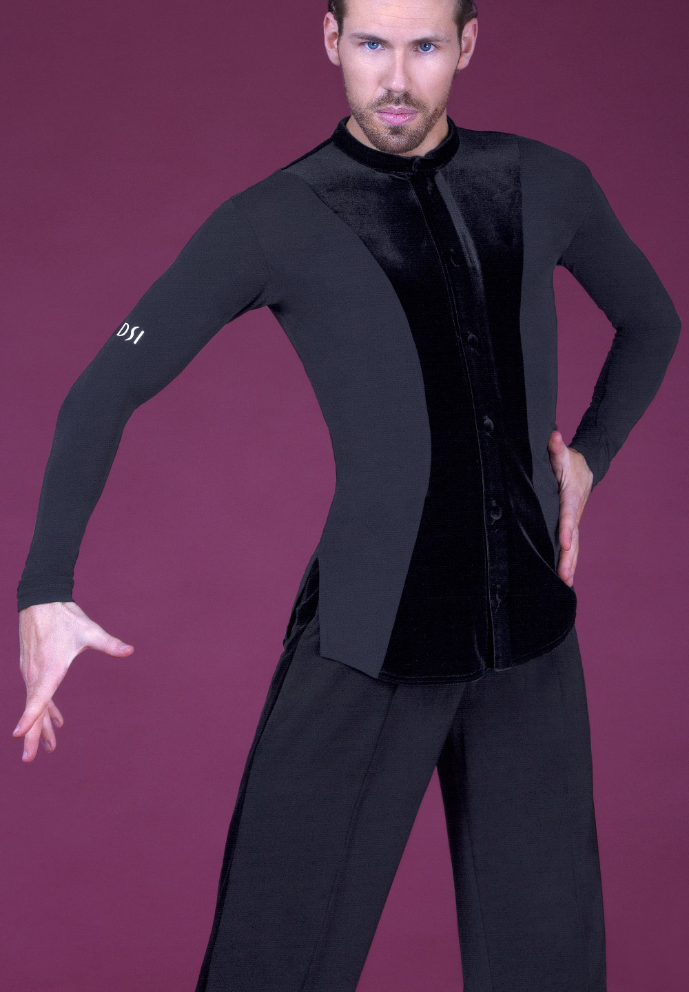 DSI Mens Luke Latin Shirt 4078 | Dancewear