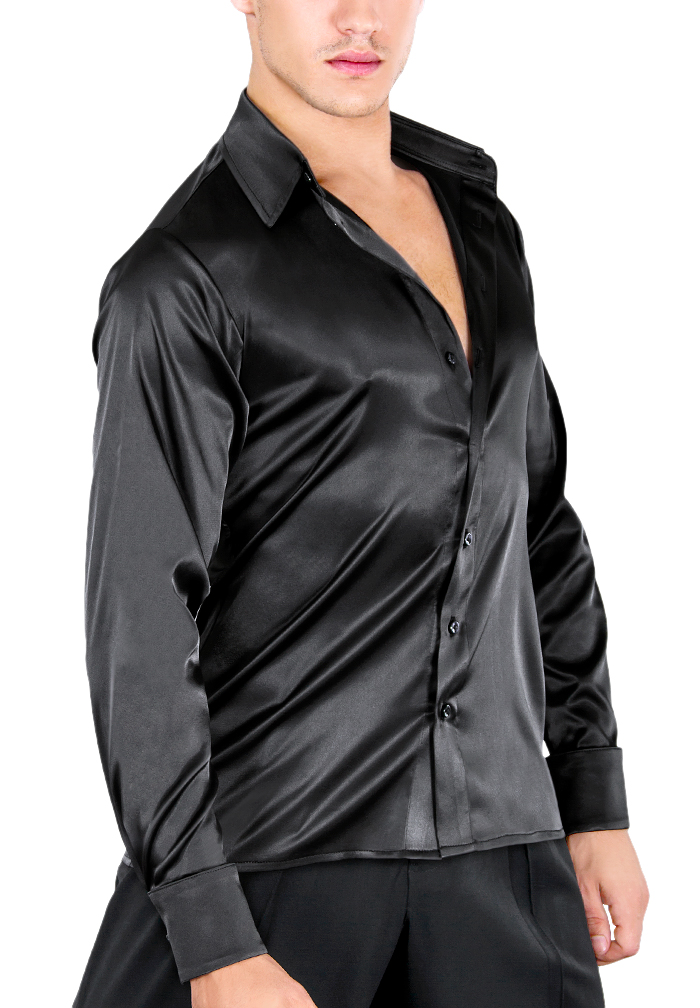 DSI Mens Outside Satin Latin Shirt 4026 | Dancewear