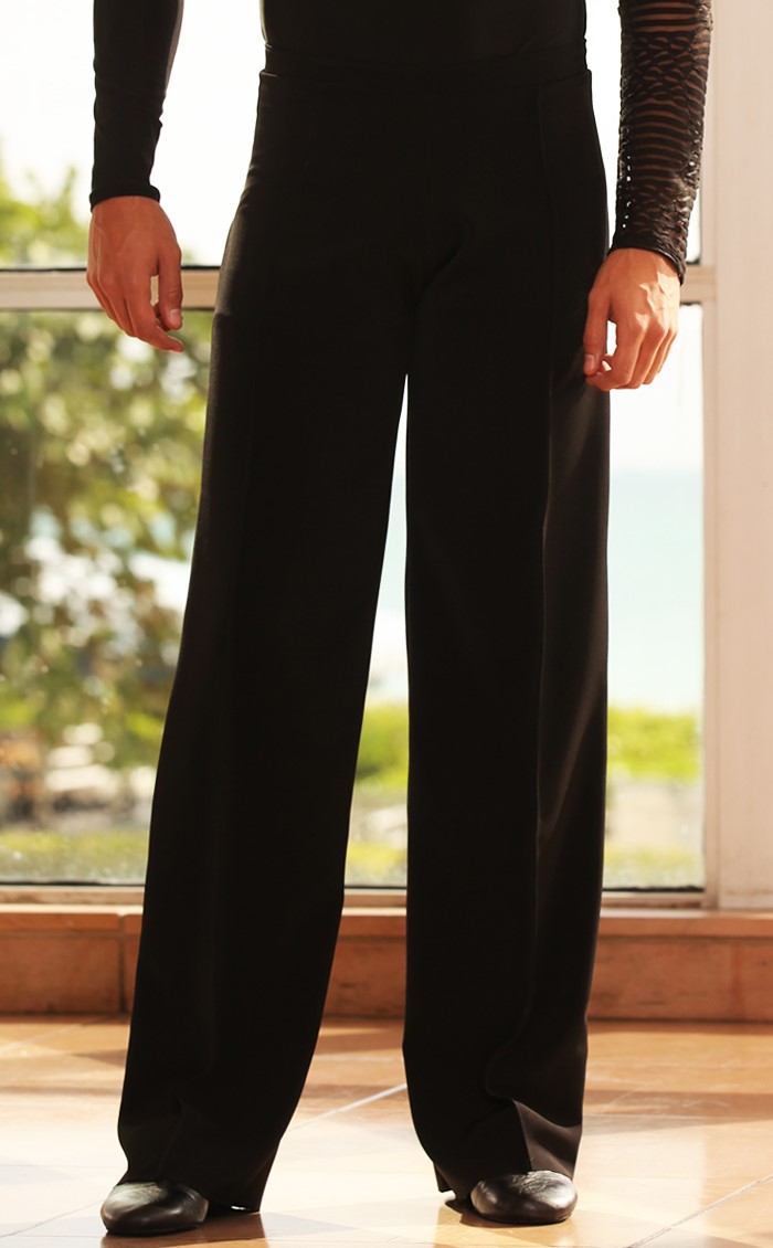 Dance America Mens Elastic Waist Practice Pants MP3|Dancewear