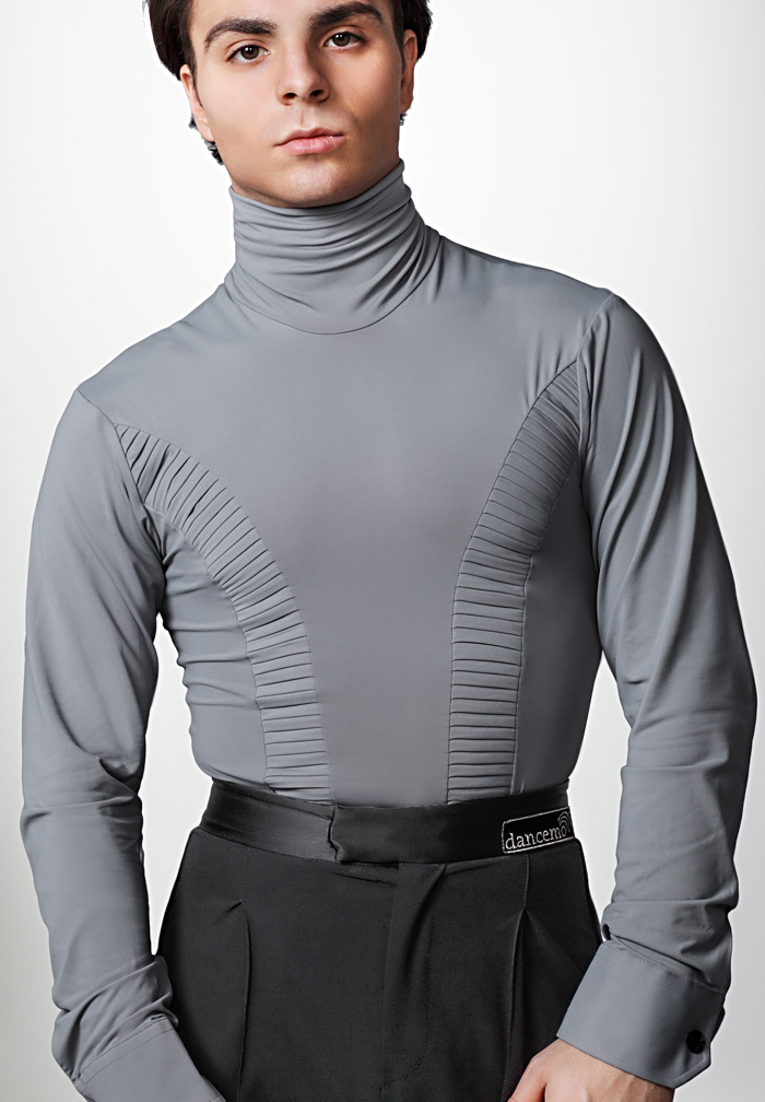 Dancemo Mens Latin Body Shirt 92024045 | Latin Shirt