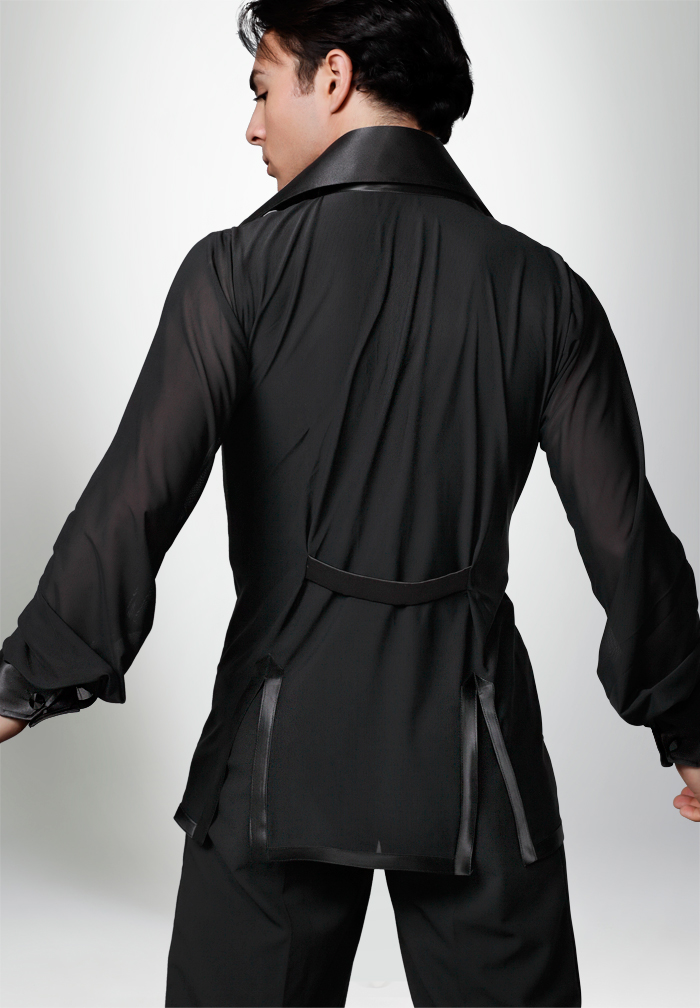 Dancemo Mens Latin Dance Body Shirt 92024048 | Latin Shirt