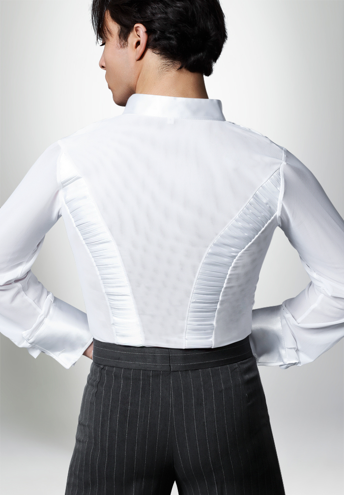 Dancemo Mens Latin Body Shirt 92024049 | Latin Shirt