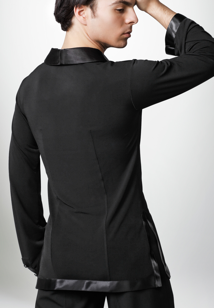 Dancemo Mens Latin Dance Body Shirt 92024047 | Dancewear