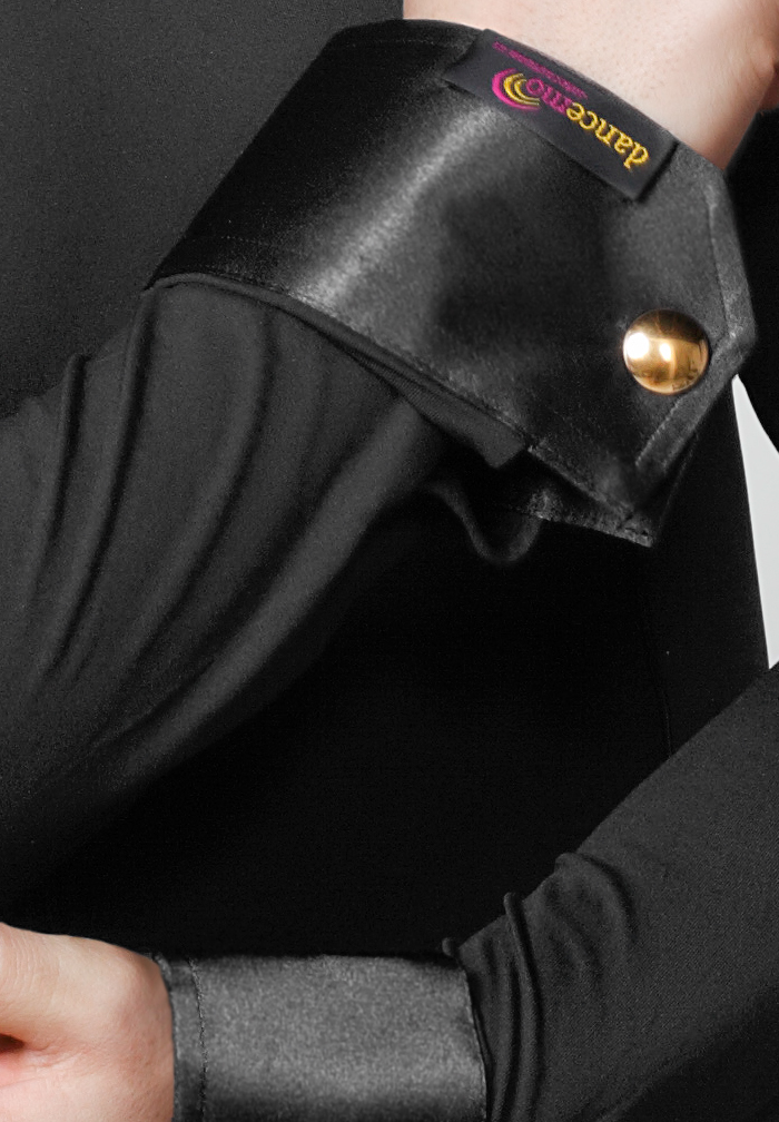 Dancemo Mens Turtle Neck Latin Body Shirt w/ Black Stripe 92024042 ...