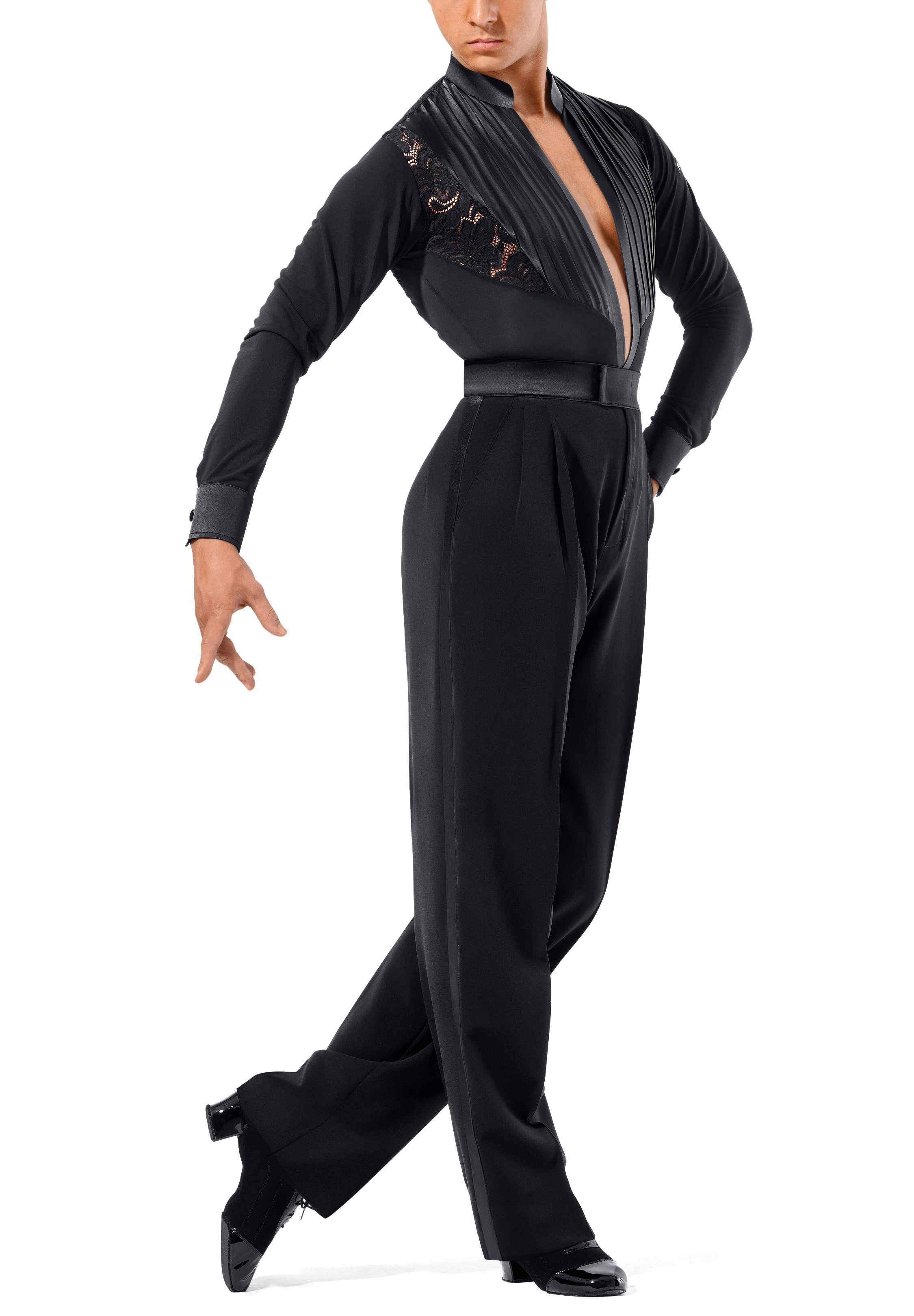 Flashdance Mens Latin Performance Shirt UOMO 1074 | Dancewear