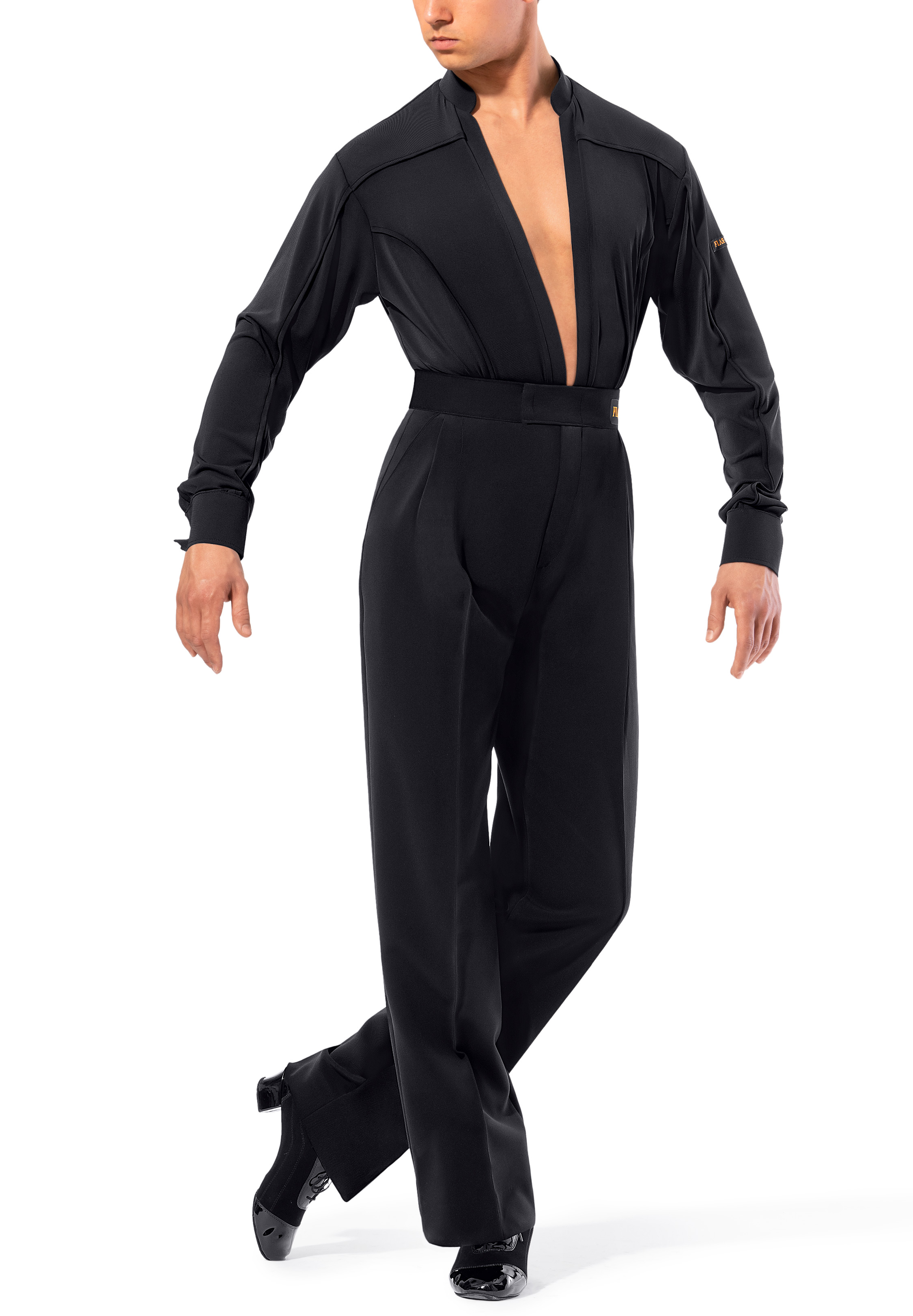 Flashdance Mens Latin Performance Shirt UOMO 1101 | Dancewear