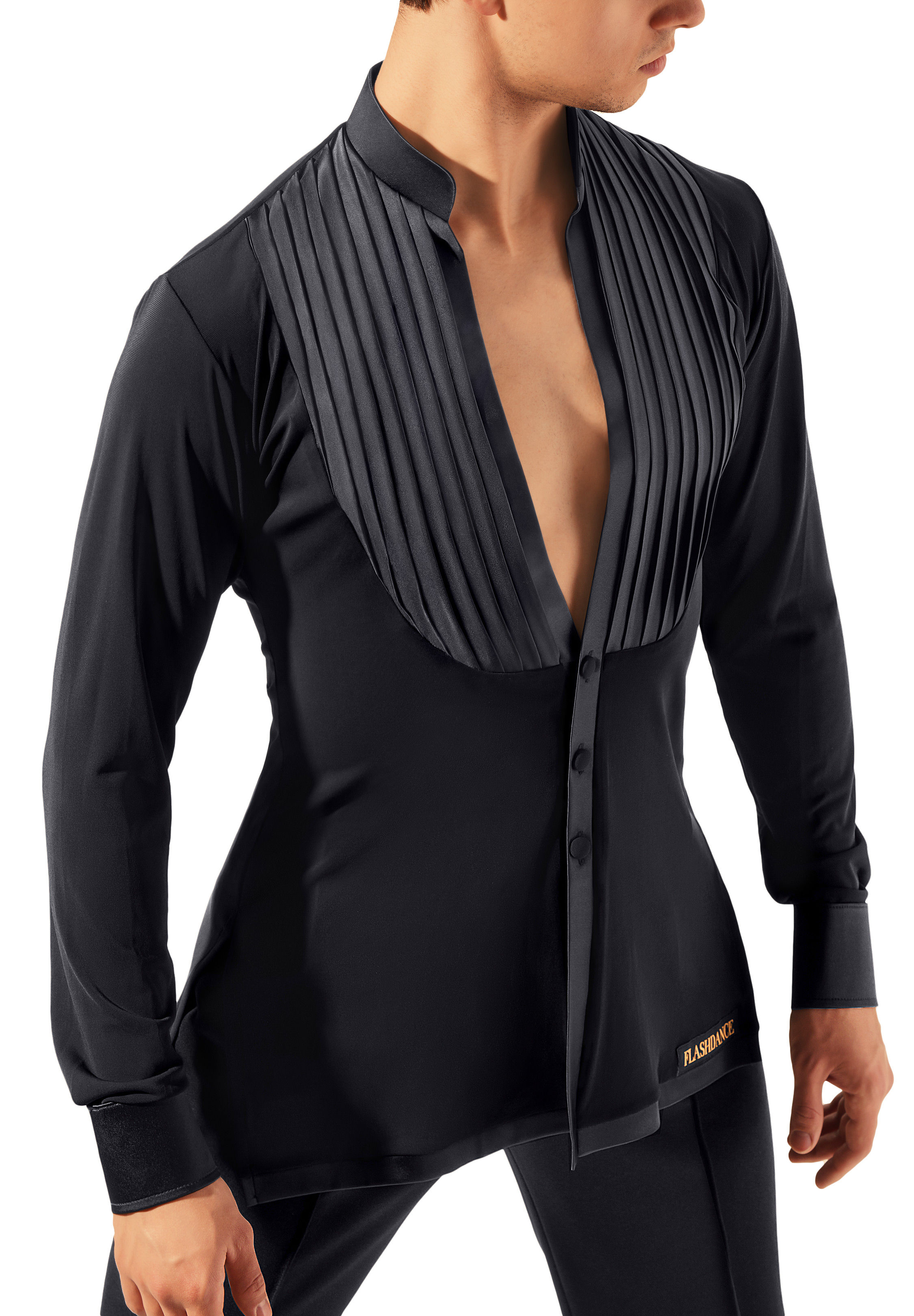Flashdance Mens Latin Performance Shirt UOMO 1103 | Dancewear
