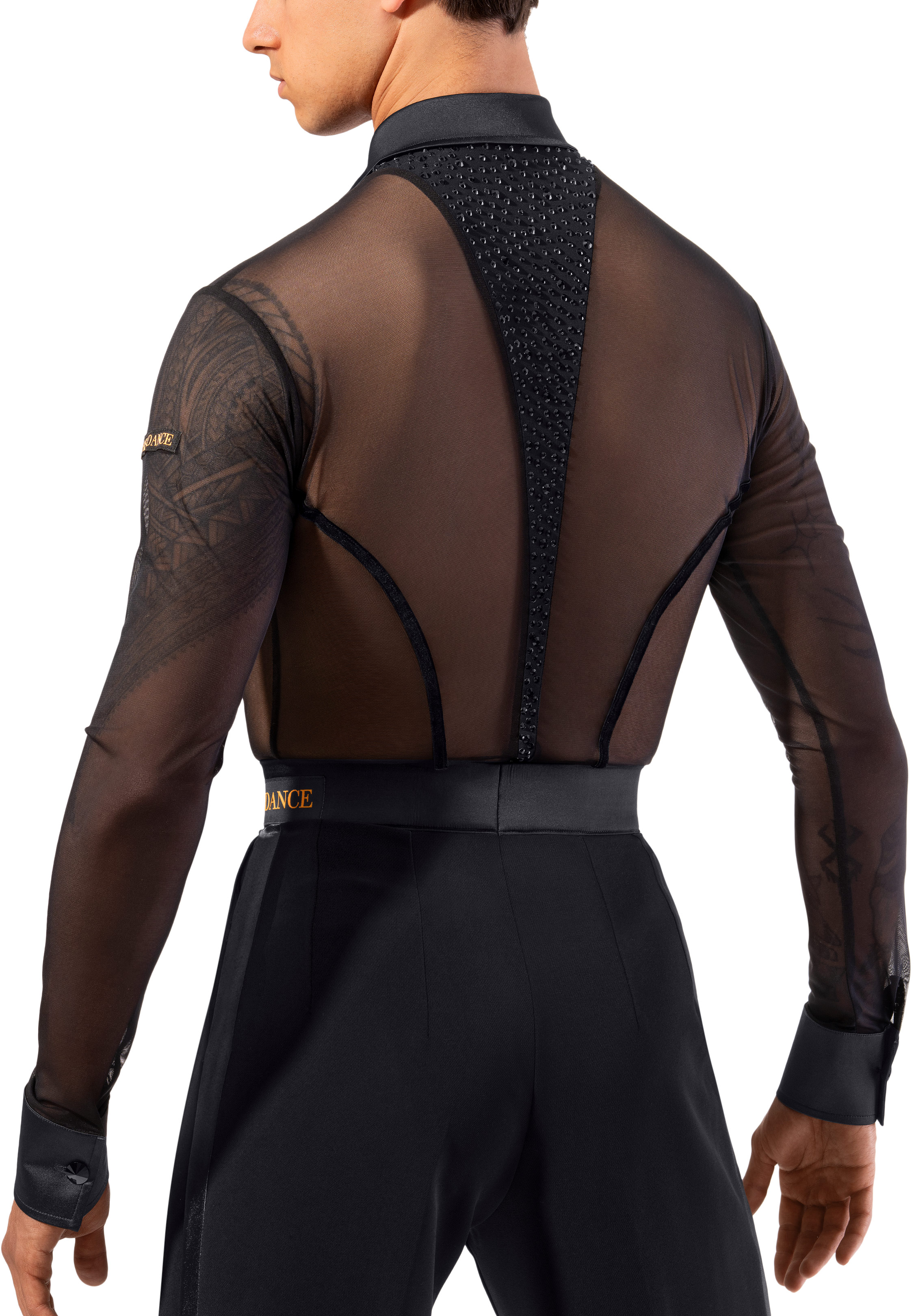 Flashdance Mens Latin Performance Shirt UOMO 1112 | Dancewear