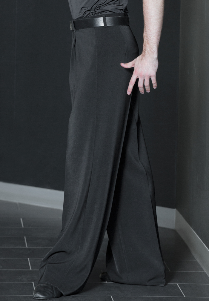 Je Dor Mens Basic Ballroom Pants w/out Satin B3551C | Dancewear