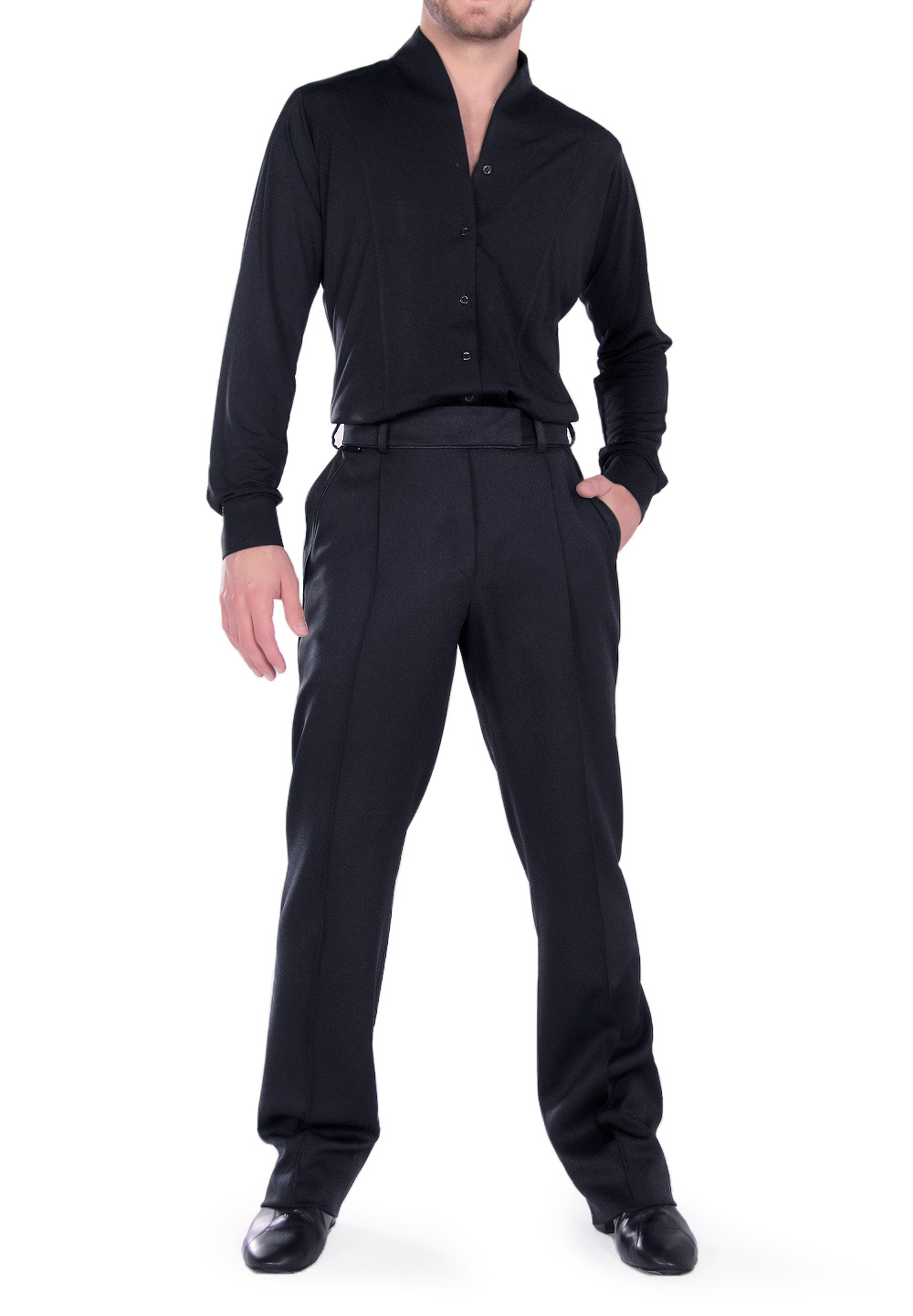 Maly Mens Latin Practice Shirt MF192201 | Dancewear