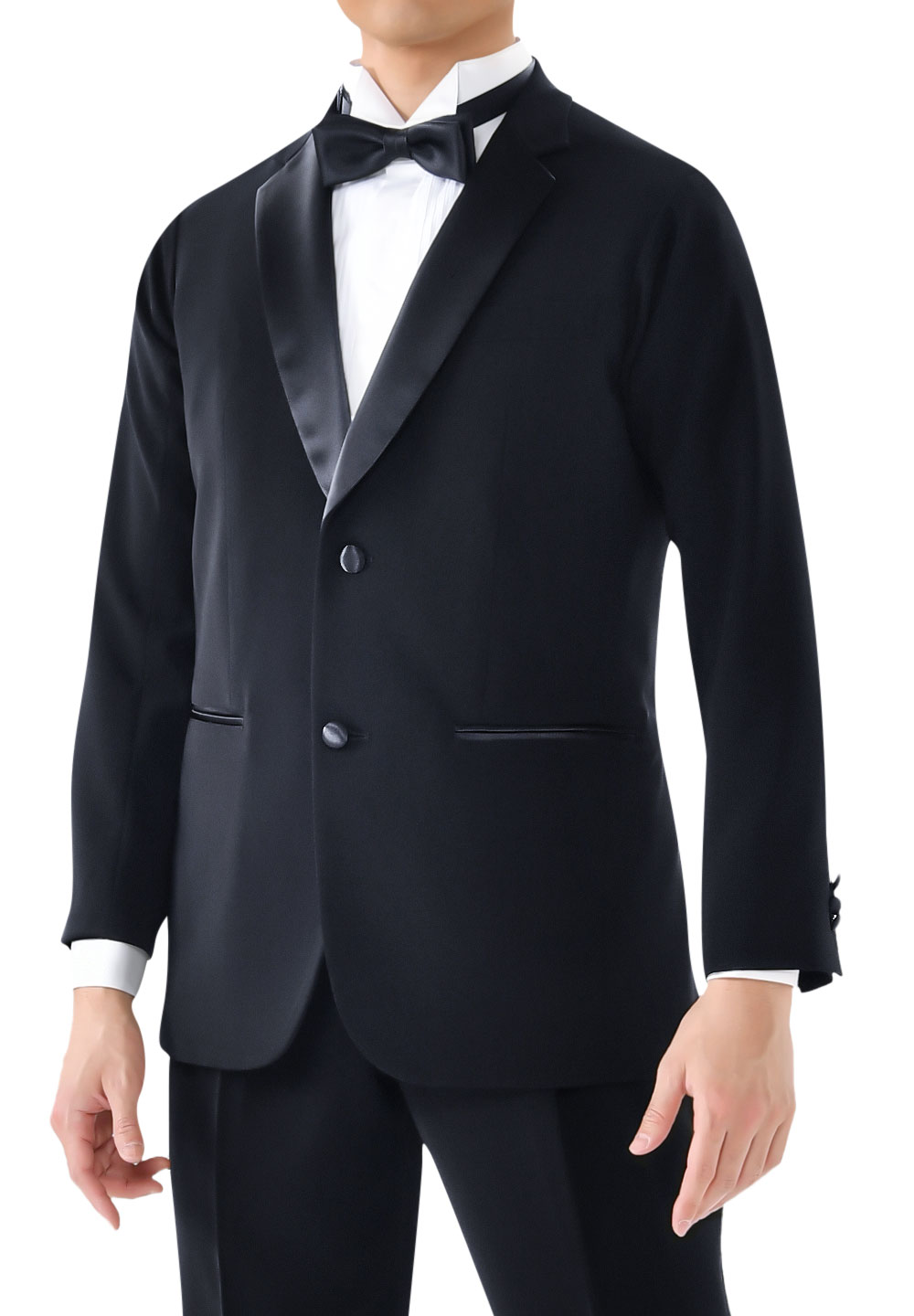 Taka Mens Ballroom Satin Lapel Tuxedo MJ13 | Dancewear