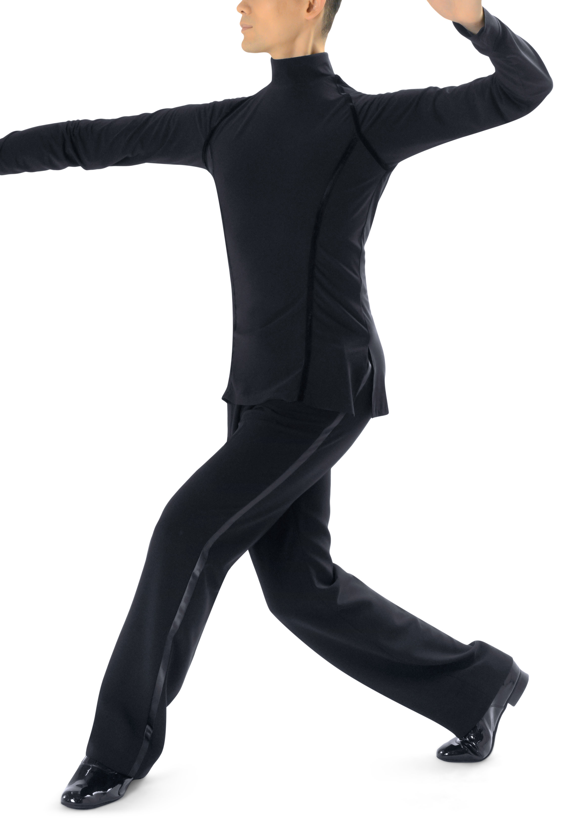 Taka Mens High Neck Latin Dance Shirt MS278 | Dancewear