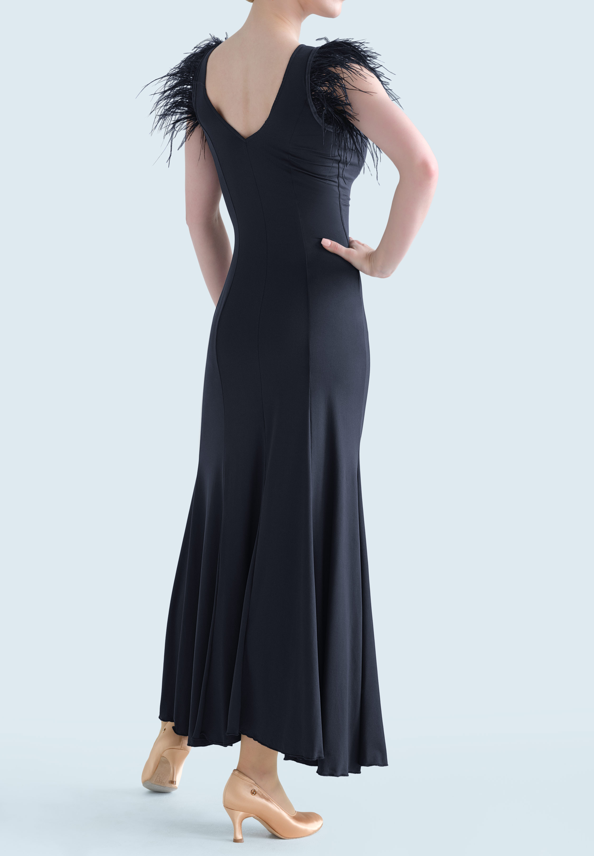 MF Noir Plume Smooth Dress M356 | Dresses