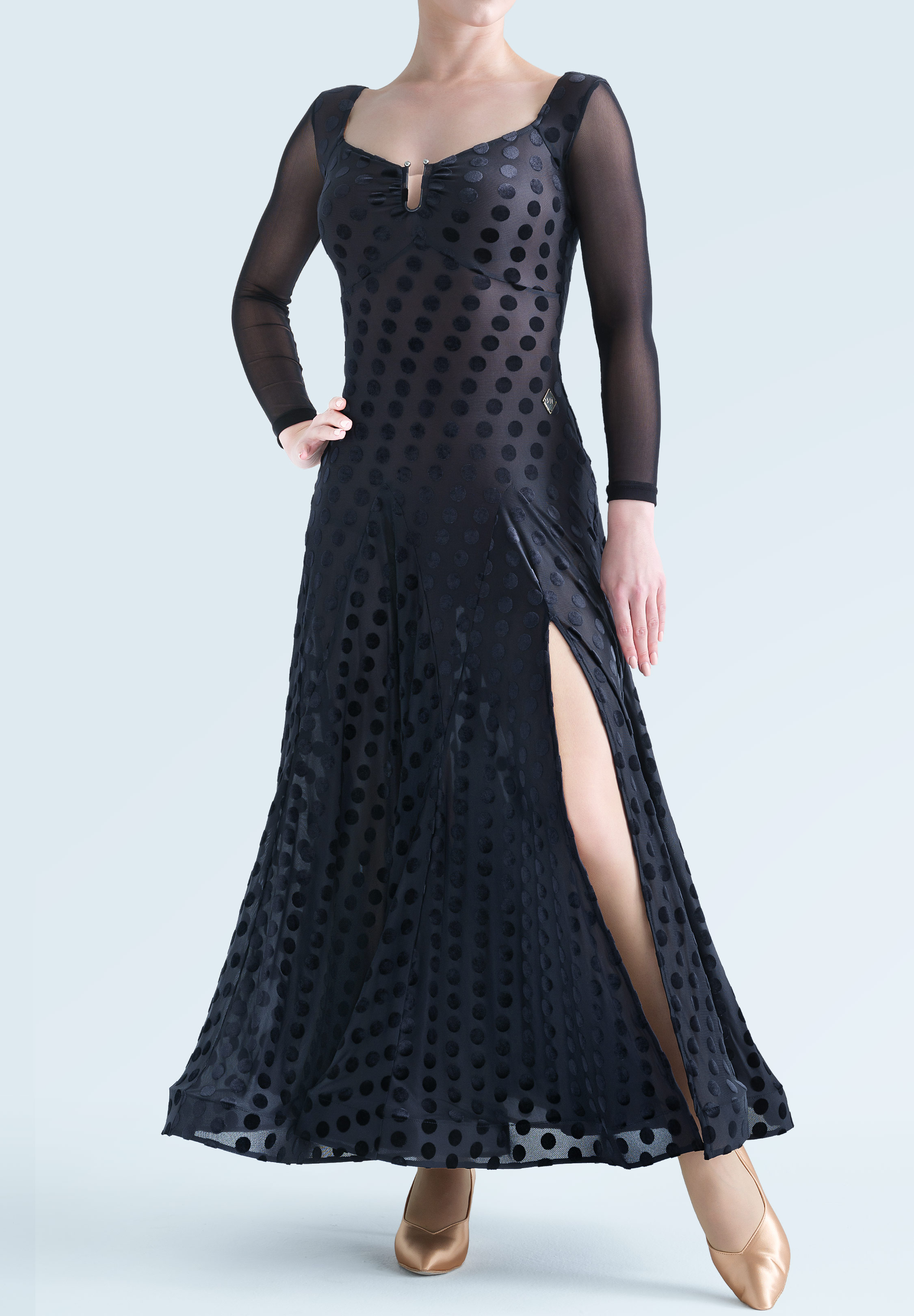 MF Moonlit Polka Smooth Dress M380 | Dresses