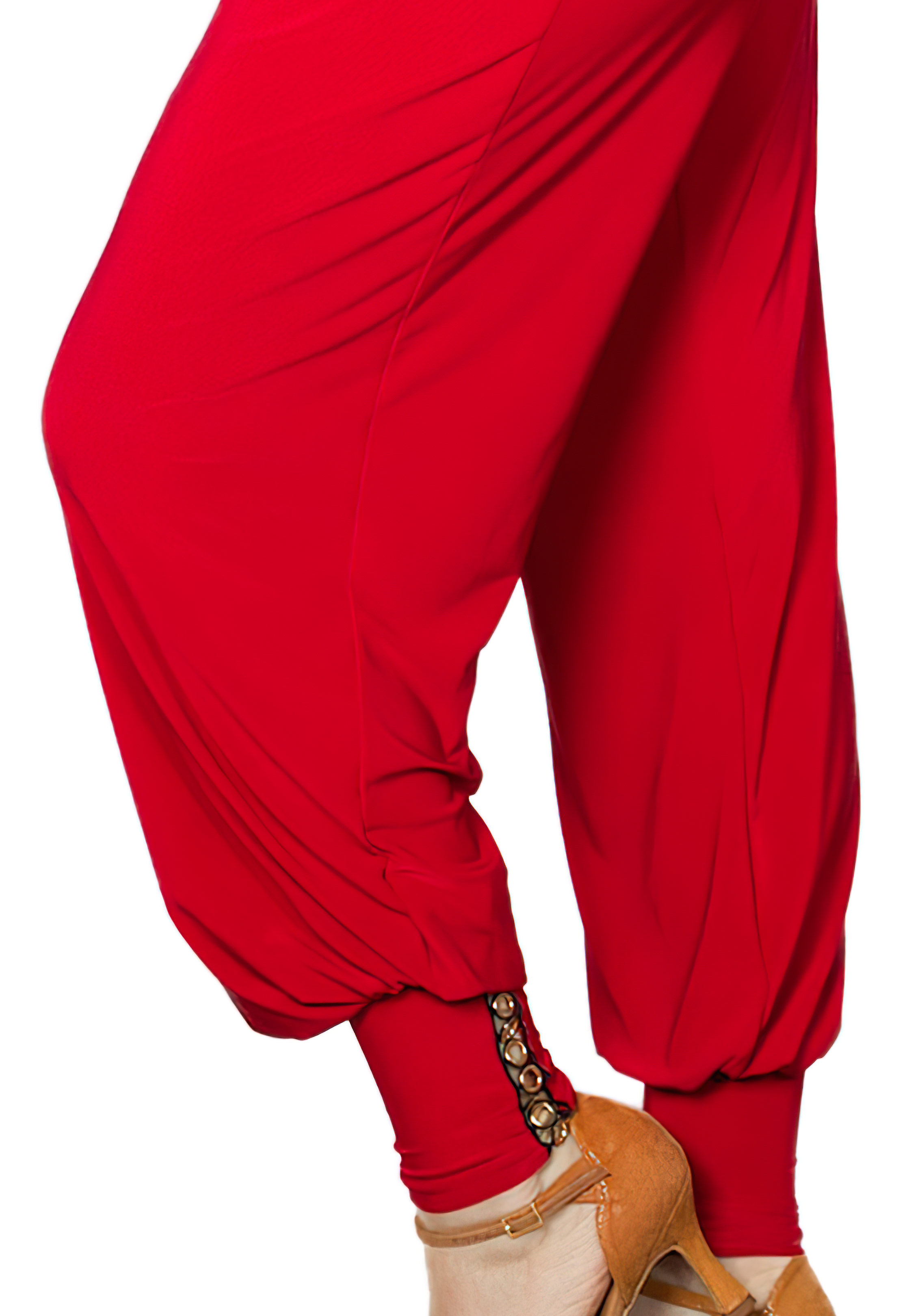 Dance America P2402 - Circle Embellished Harem Pants | Pants