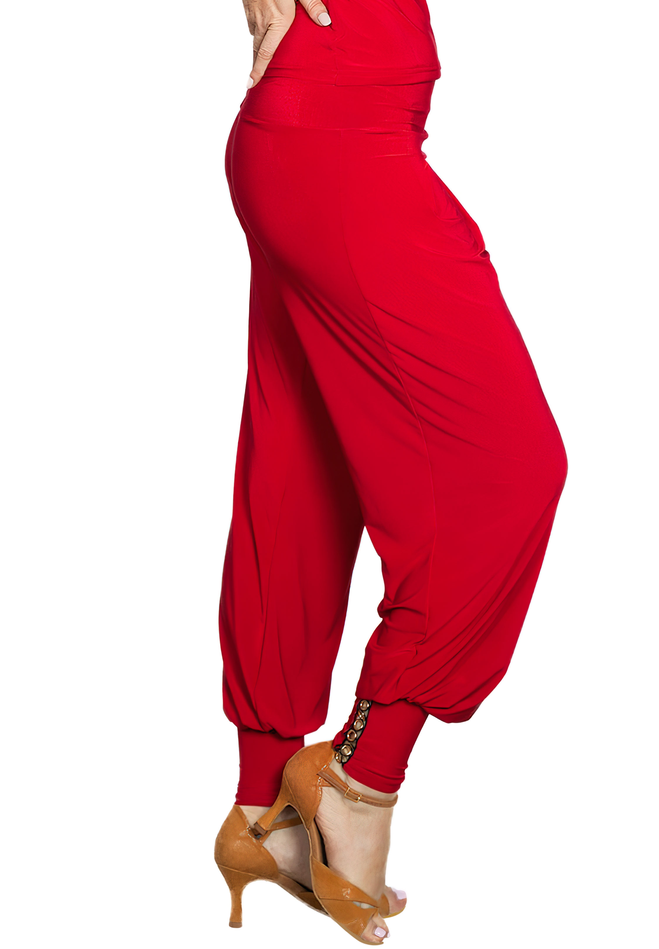 Dance America P2402 - Circle Embellished Harem Pants | Pants