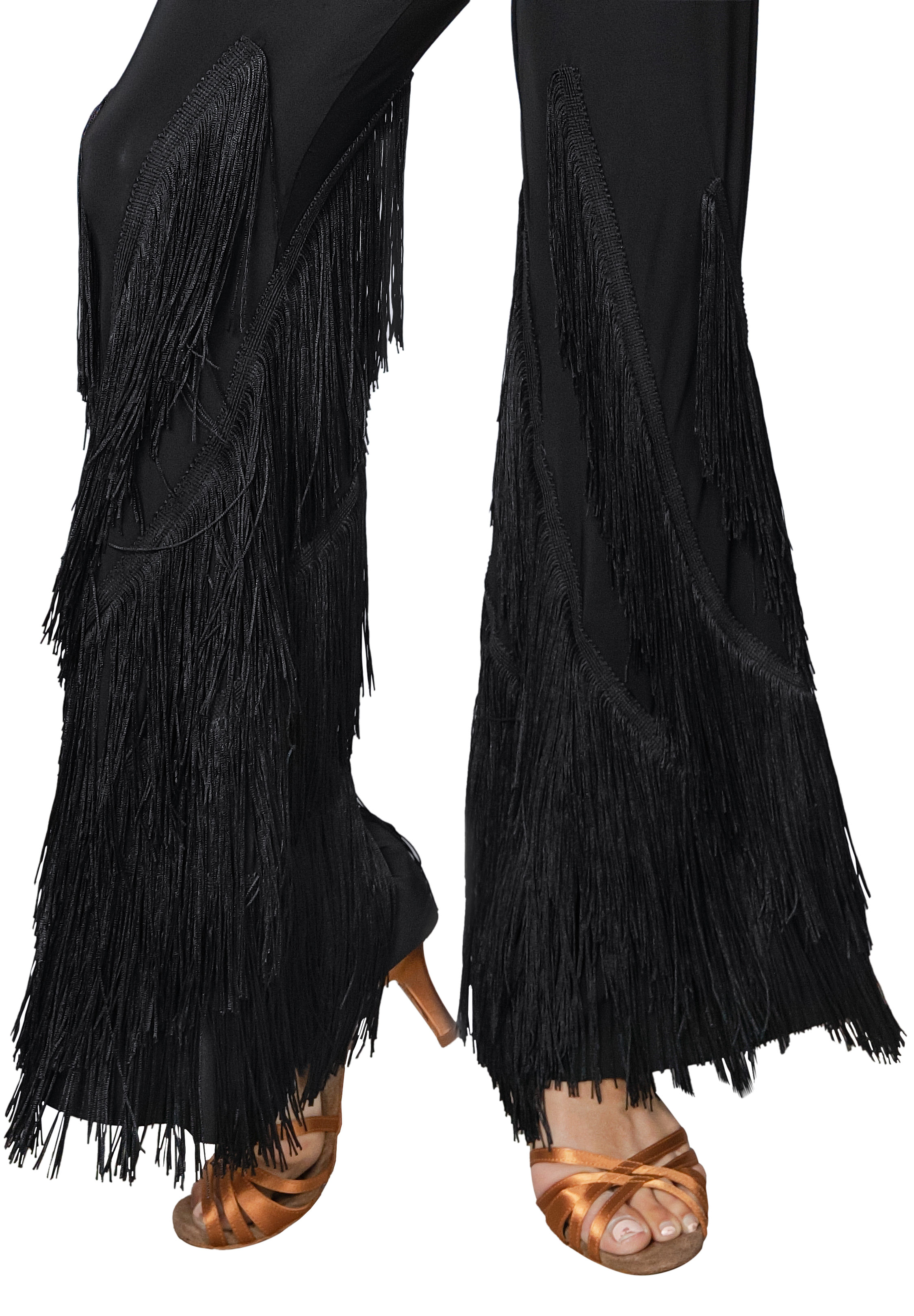 Dance America P2411 - Spiral Fringe Pants | Pants