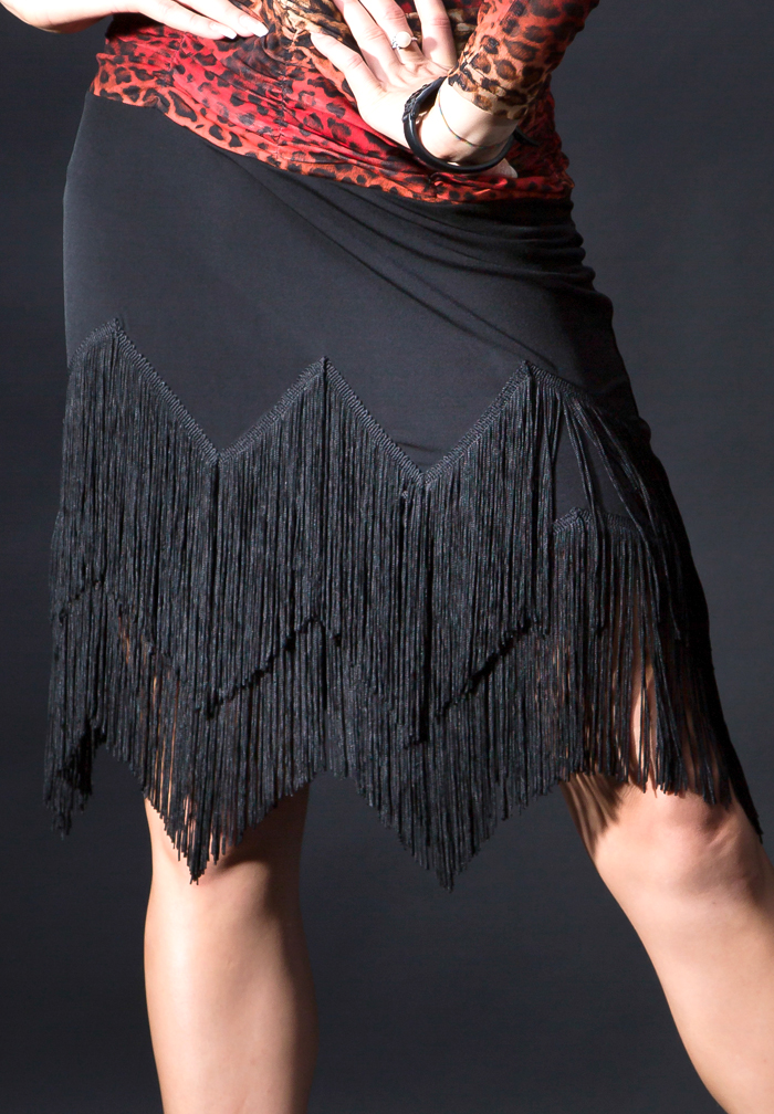 Santoria Anastasis Fringe Latin Skirt S6087 | Skirts