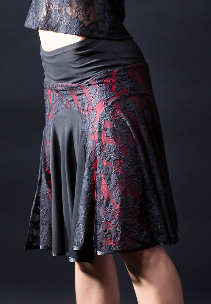 Santoria Letheia Lace Latin Skirt S6085 | Skirts
