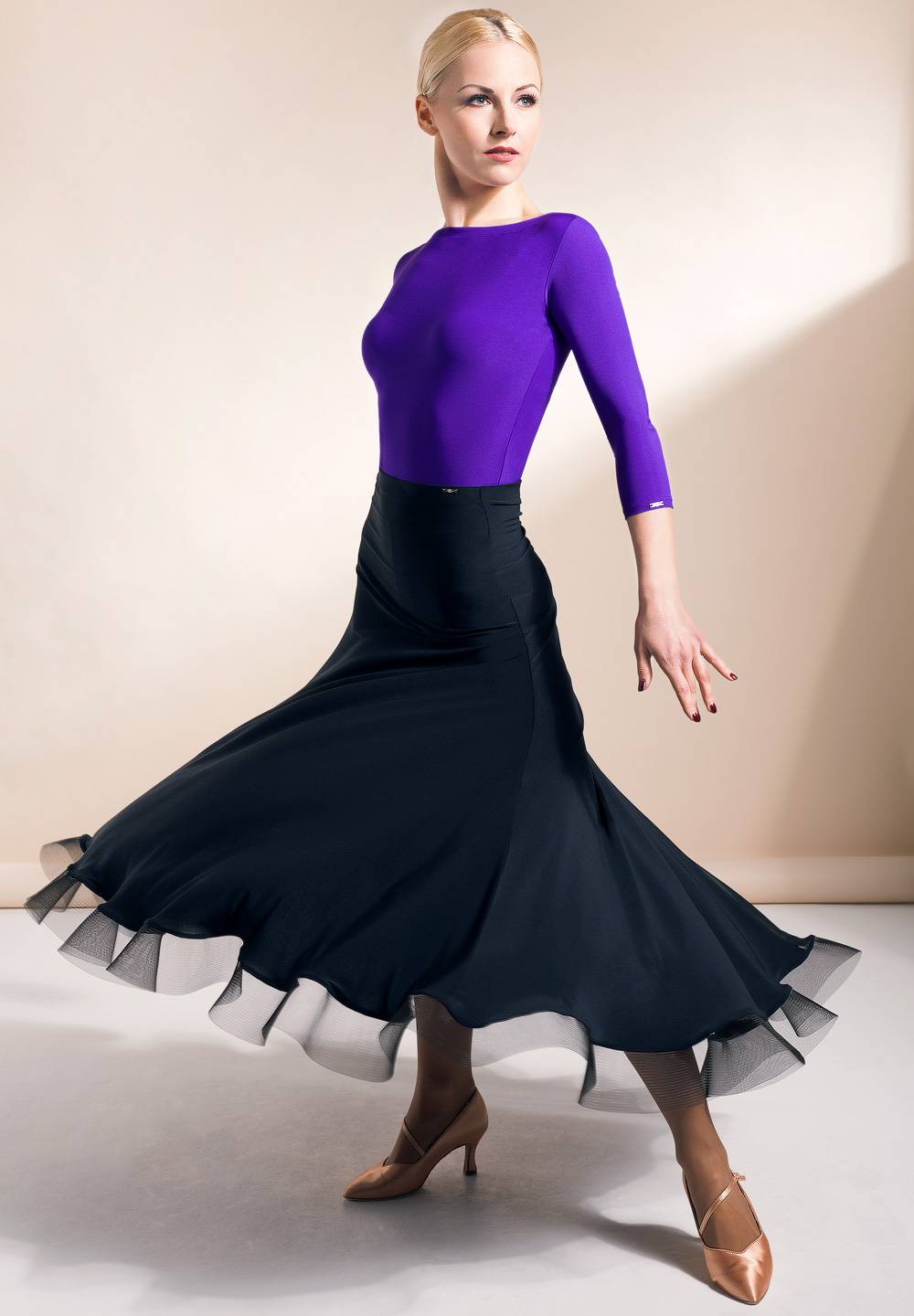 Chrisanne Eternity Slash Neck Dance Top | Tops