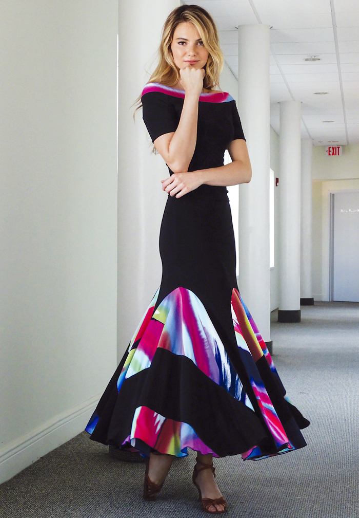 Dance America T650 - Off Shoulder Striped Top | Tops