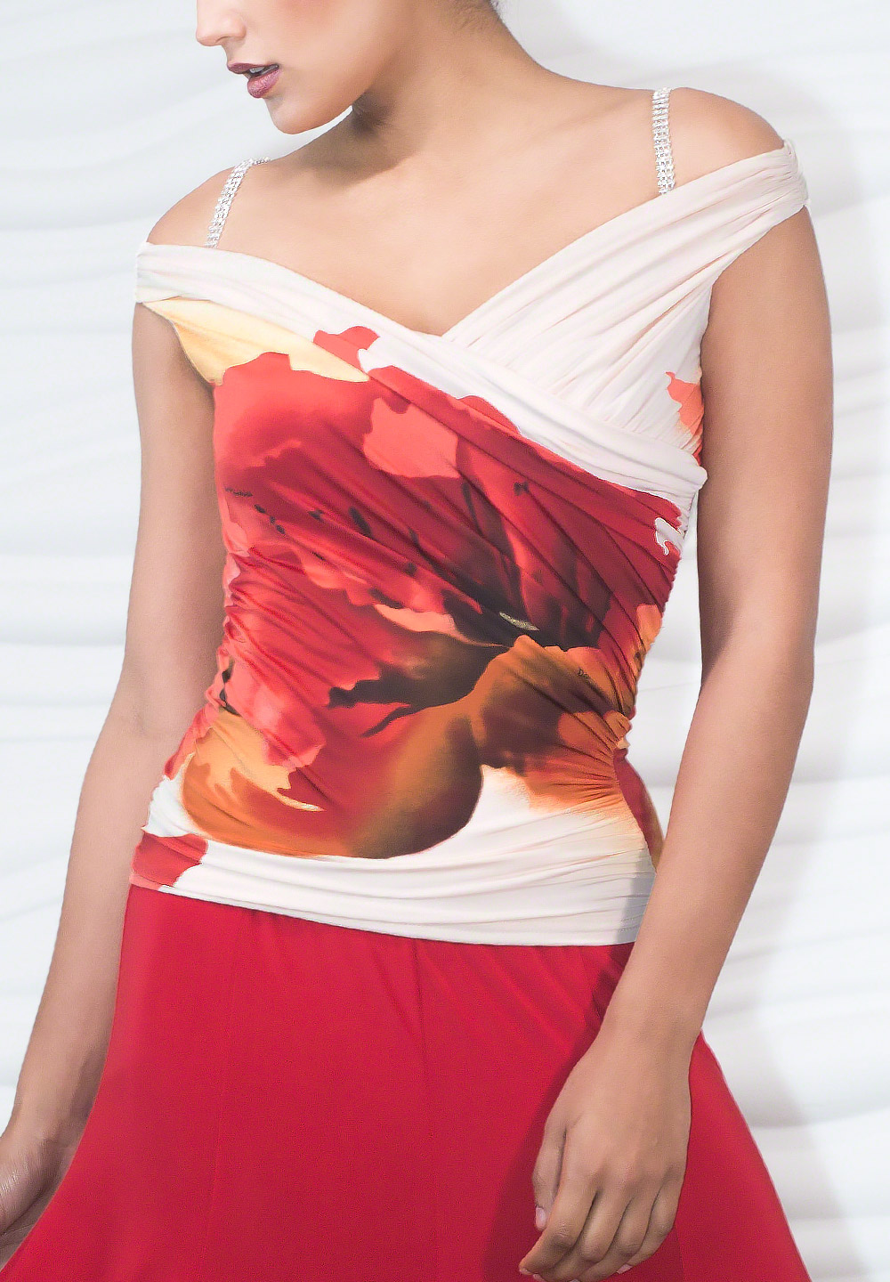 Dance America T707 - Diagonal Wrapped Top | Tops