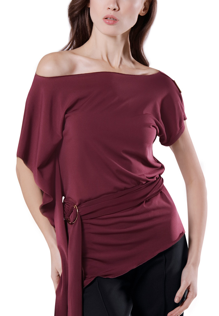 Maly Diagonales Shell Shirt MF161101 | Tops