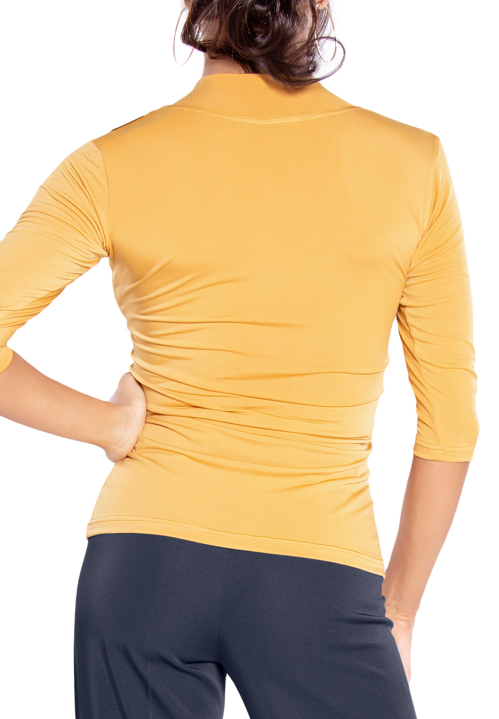 Maly Elastic Neckline Dance Top MF201102 | Tops