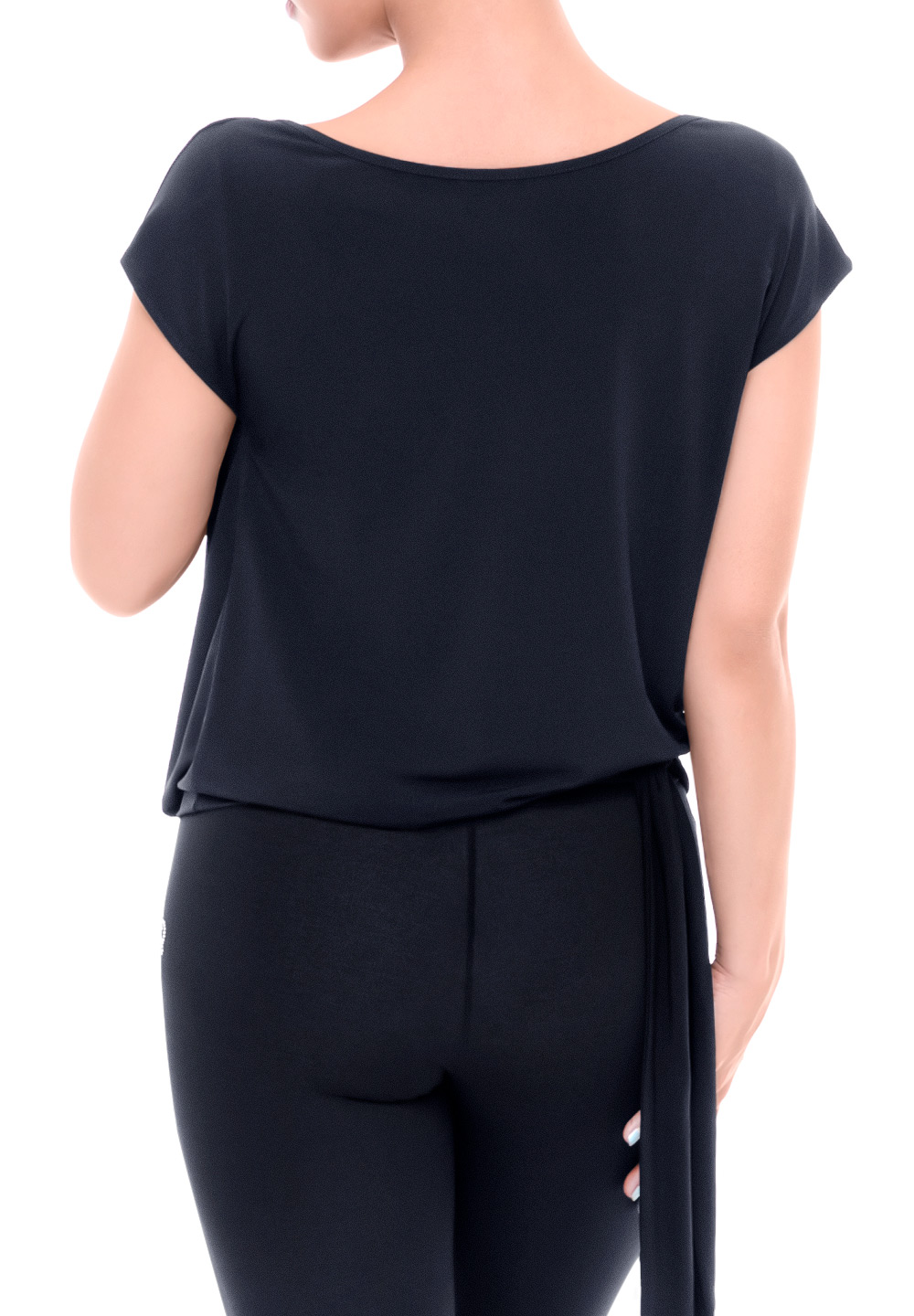 PopconAtelier Draped Self Tie Ballroom Dance Top WMT145 | Tops
