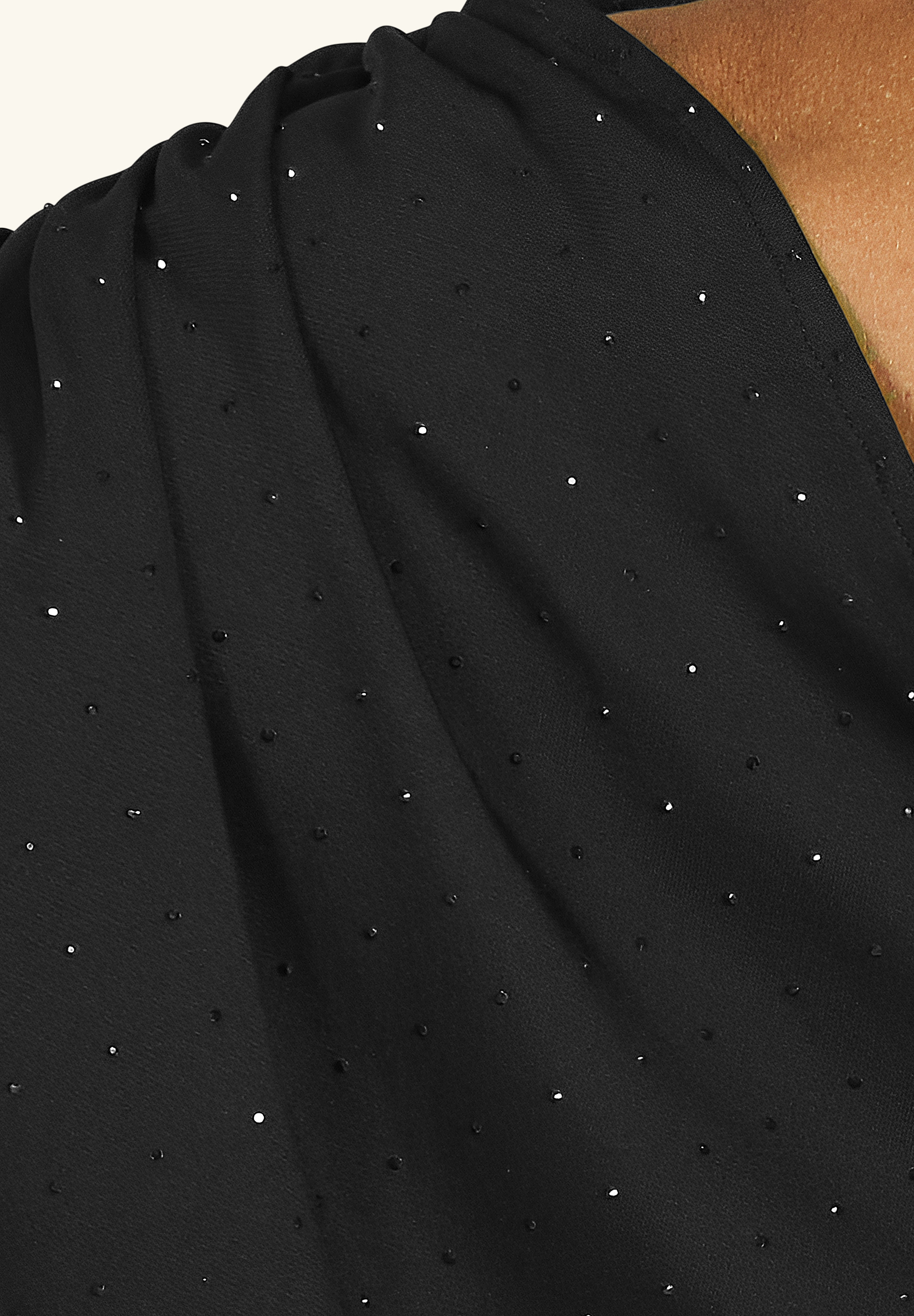 TDANCE Draped Shoulder Reveal Top GL-0203 | Tops