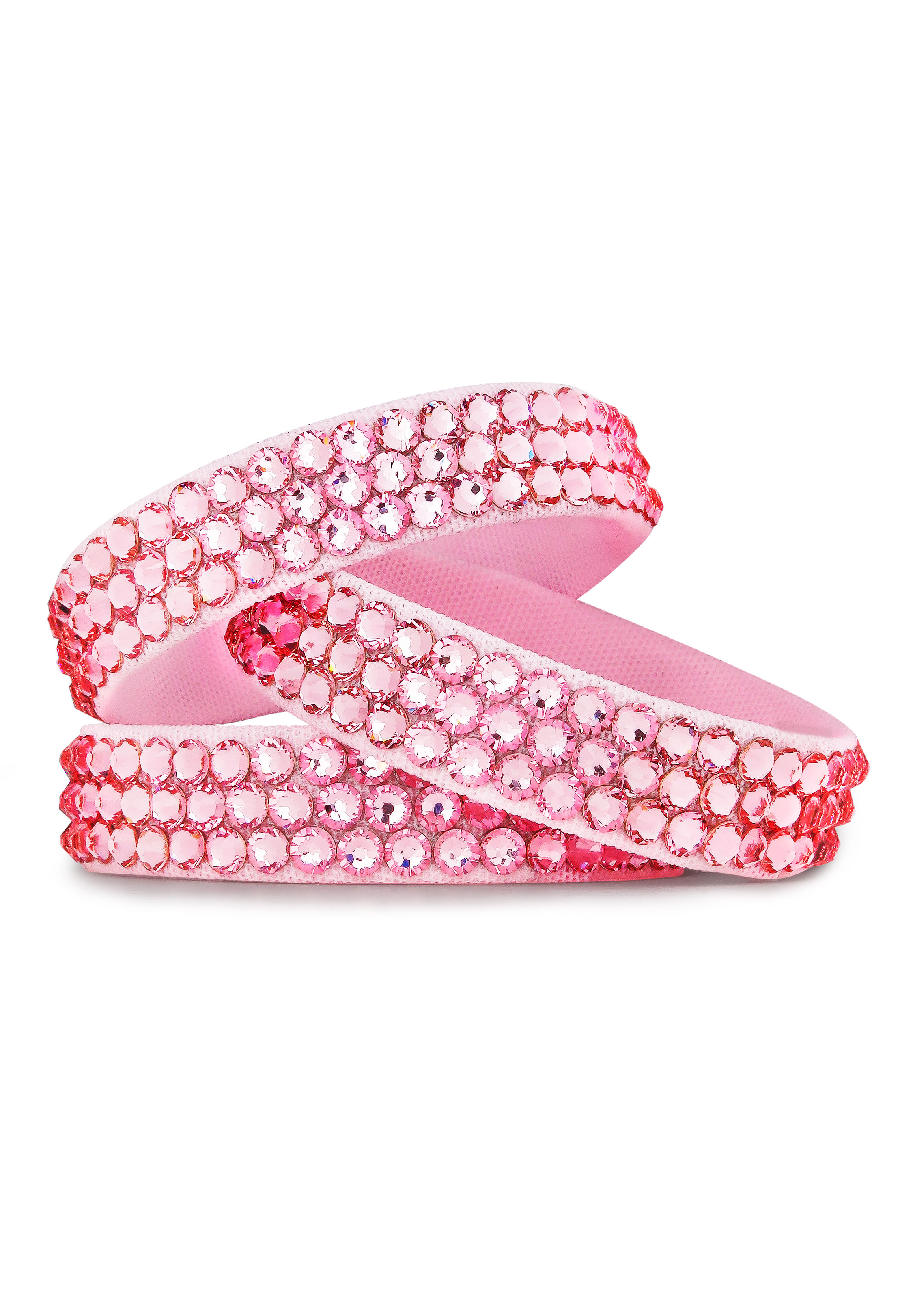 BeSparkled Light Rose 3 Row Rhinestone Bracelet (Single) | Rhinestone ...